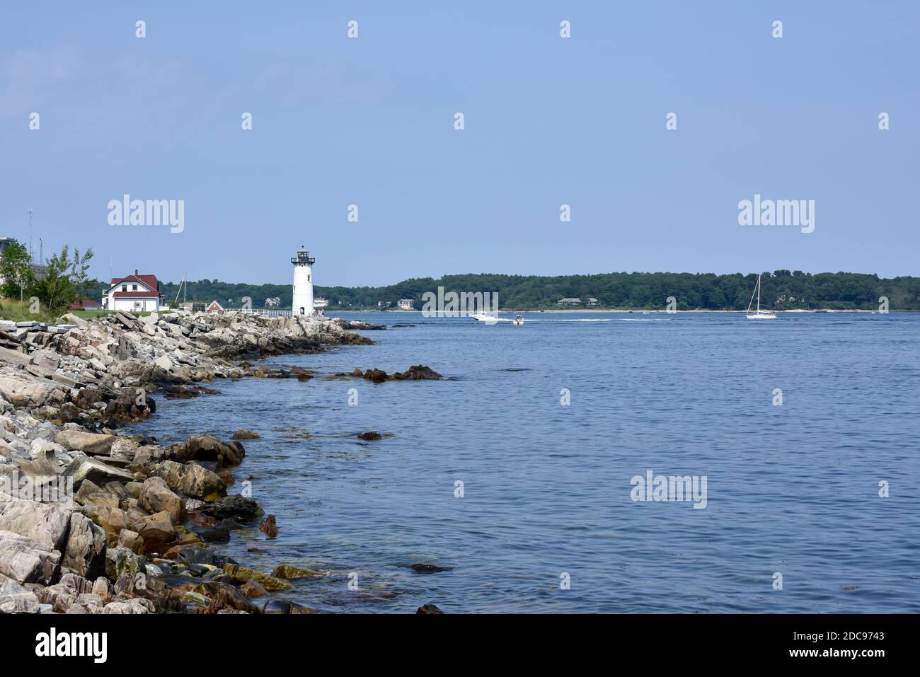 Boston harbor lighthouse hi-res stock photography and images - Alamy