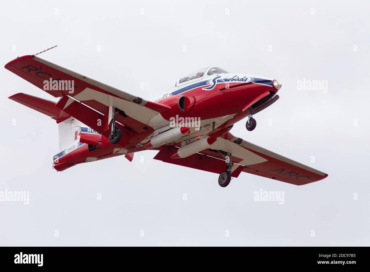 Snowbirds in Flight Canada formation acrobatic flying team Stock Photo ...