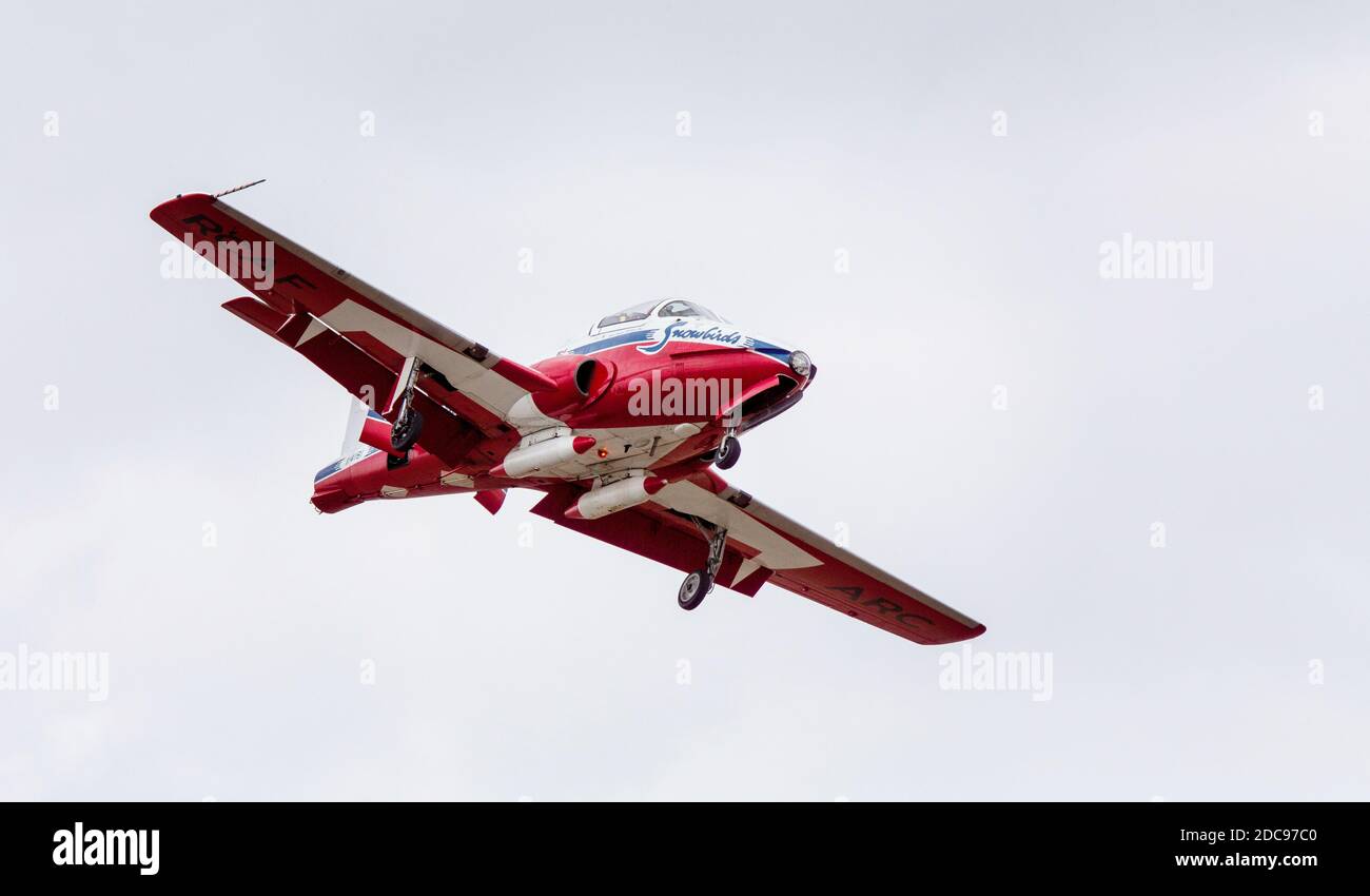 Snowbirds in Flight Canada formation acrobatic flying team Stock Photo ...