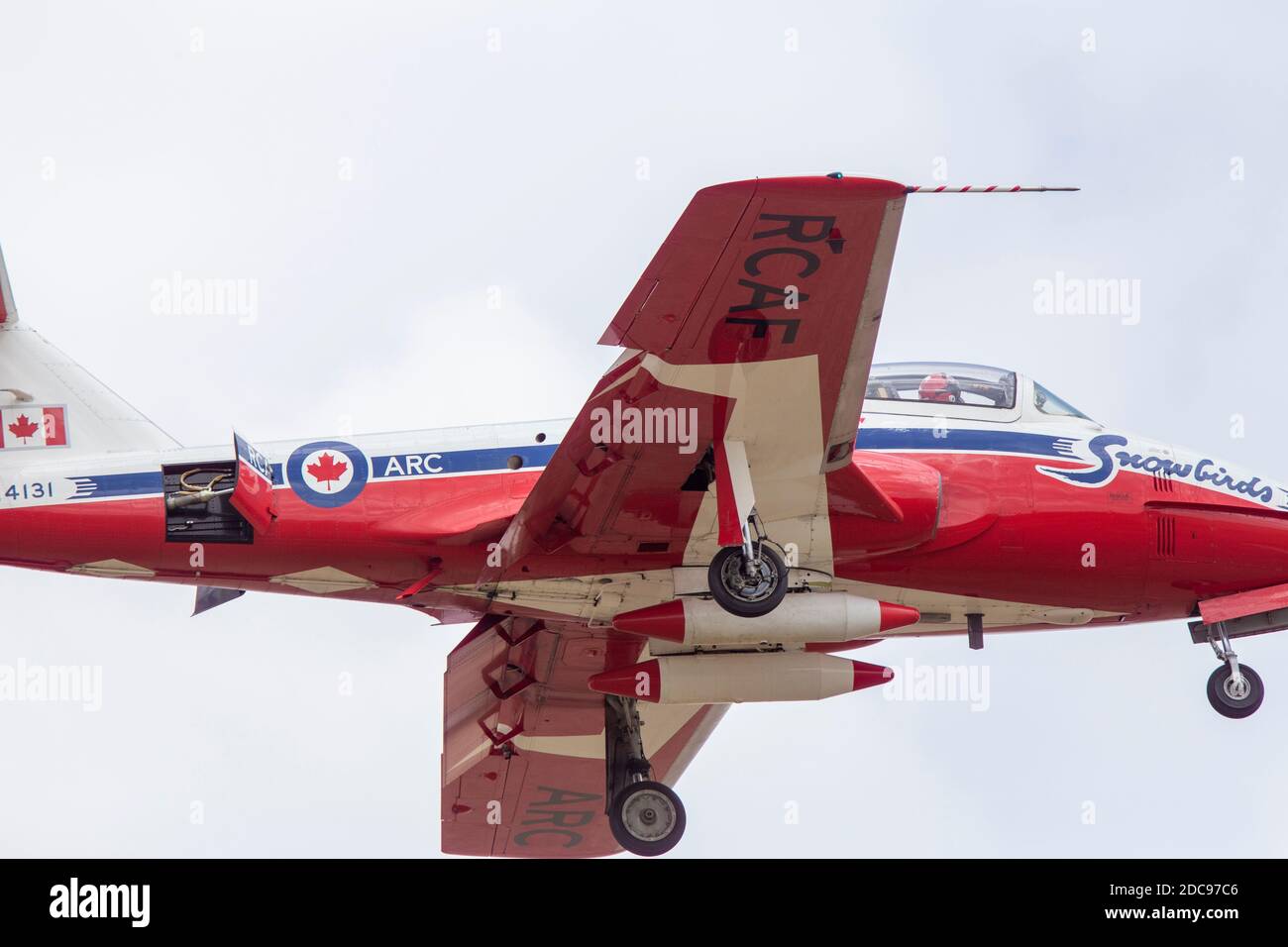 Snowbirds in Flight Canada formation acrobatic flying team Stock Photo ...