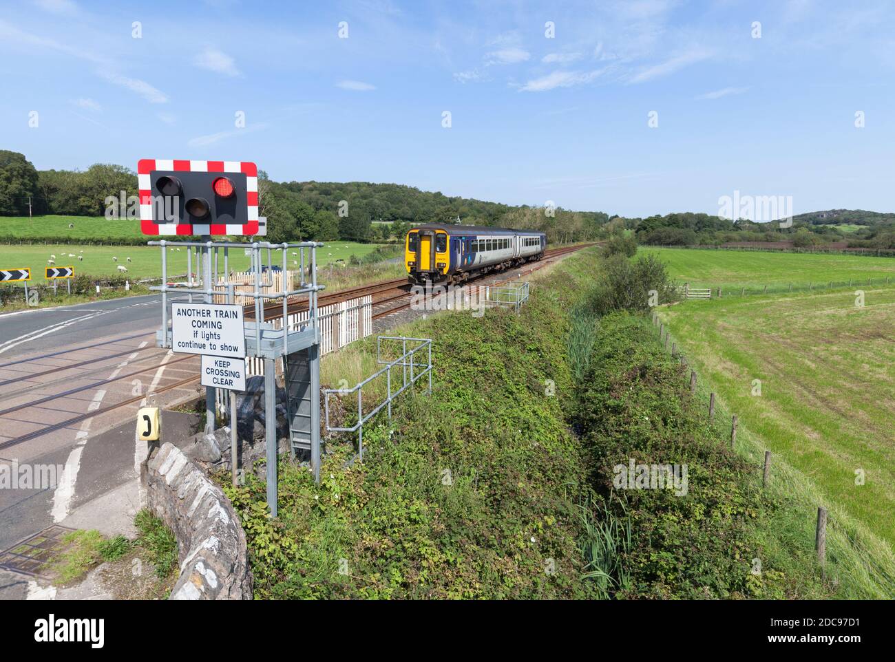 Automatic half barrier level crossing hi-res stock photography and ...