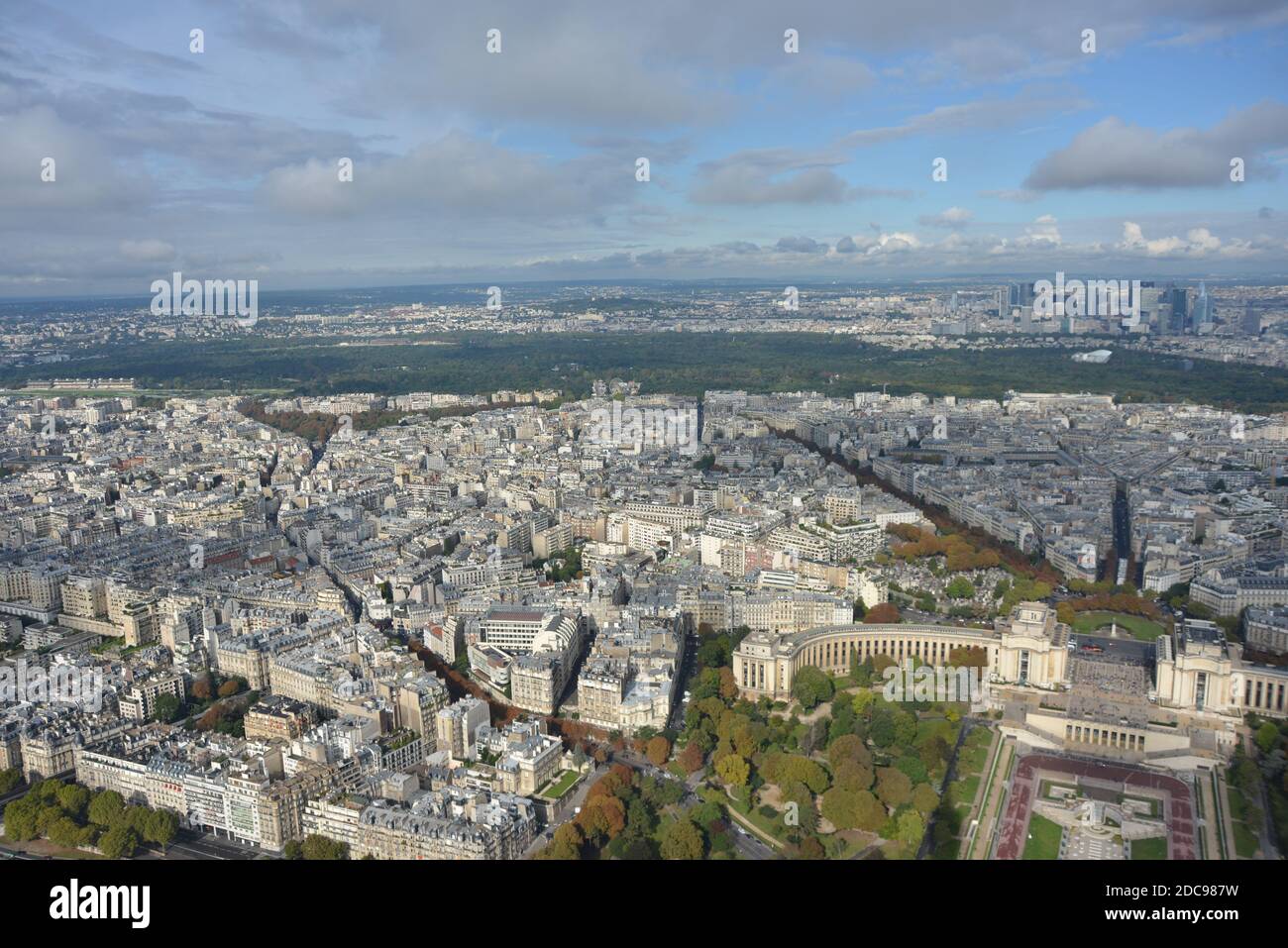 View from Eiffel Tower, Paris Stock Photo - Alamy