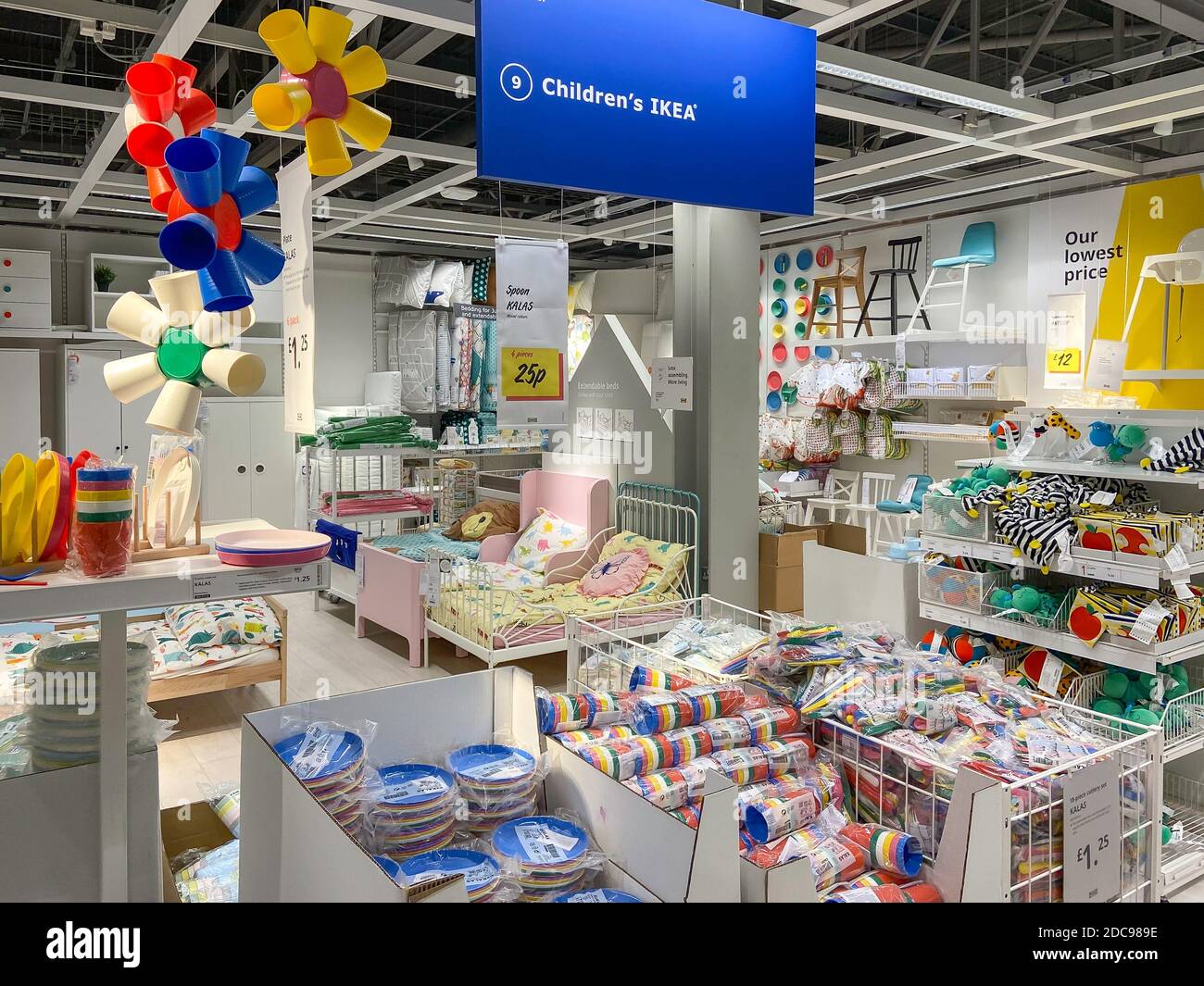 Interior Children's Ikea section in IKEA Reading, Pincents Kiln ...