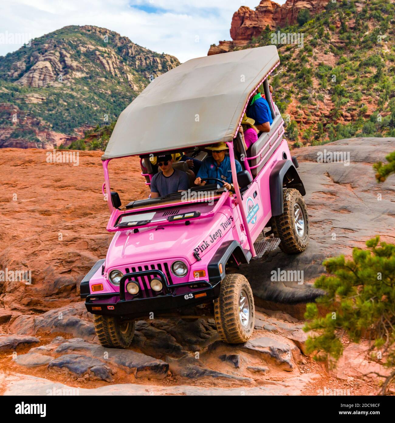 Sedona, Arizona, Rugged Jeep Trail Stock Photo - Alamy