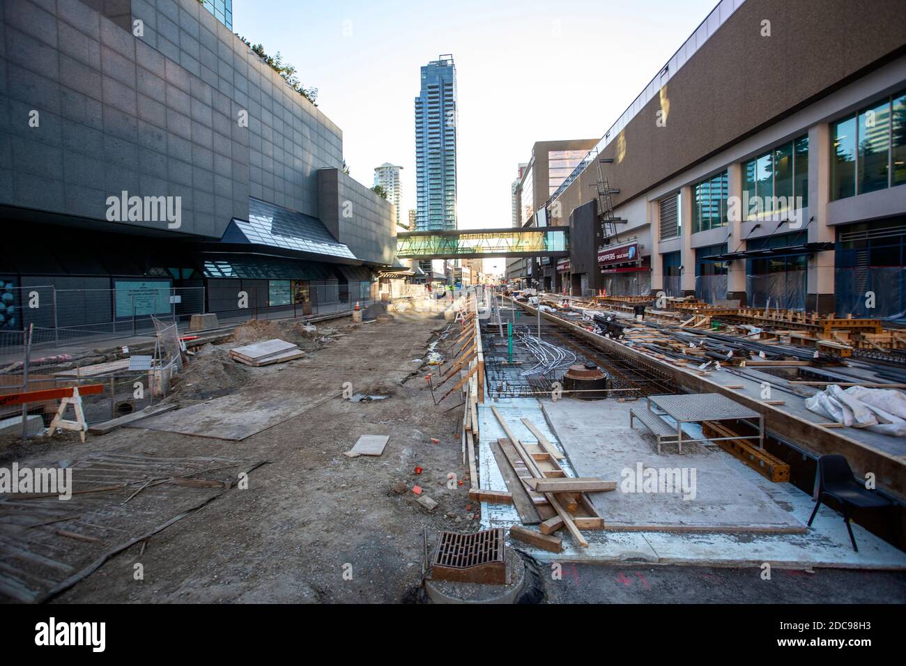 Downtown Edmonton City Skyscrapers and urban Scene Stock Photo - Alamy