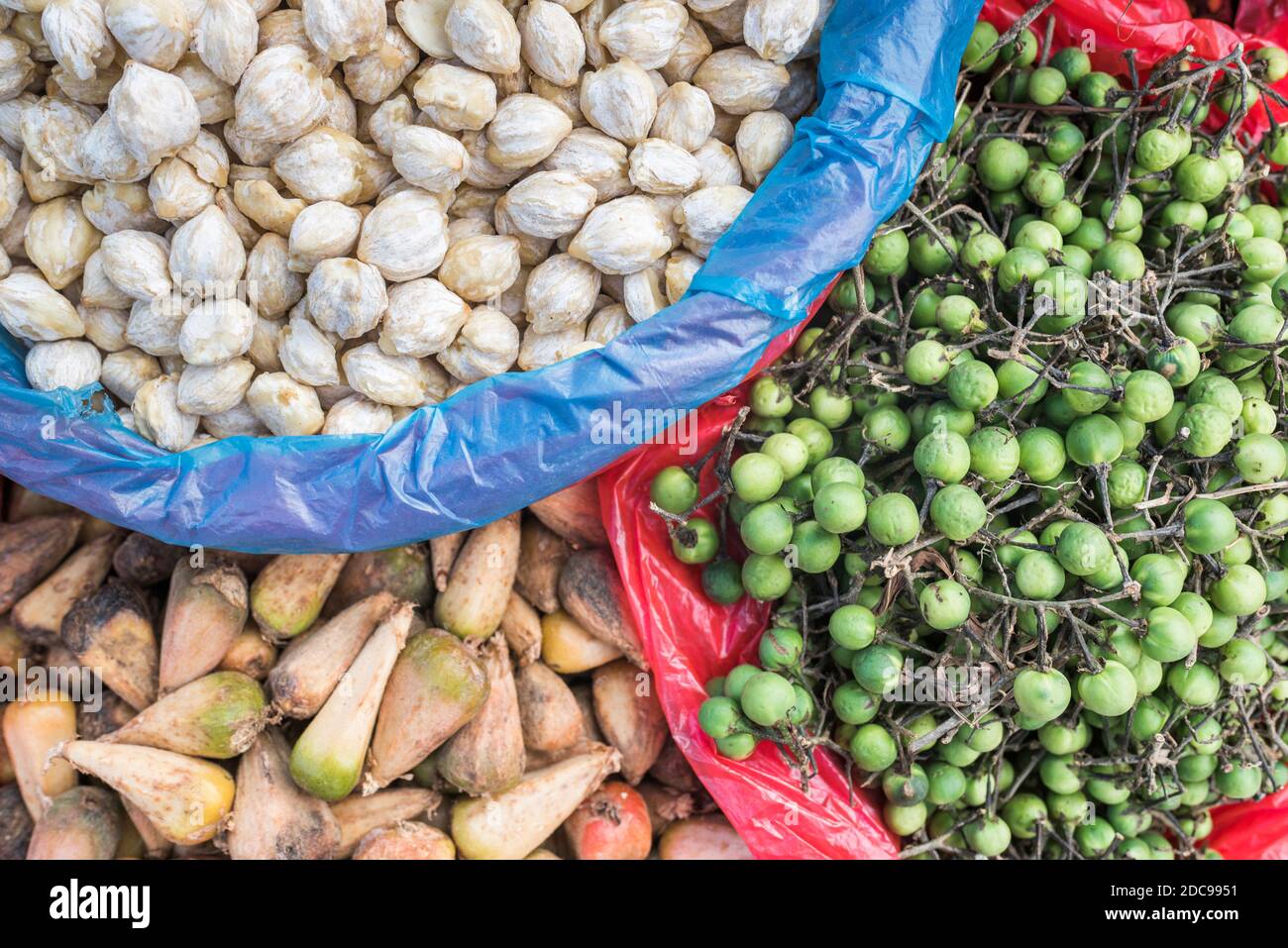 Fruit and Vegetables in Berastagi (Brastagi) Market, North Sumatra ...