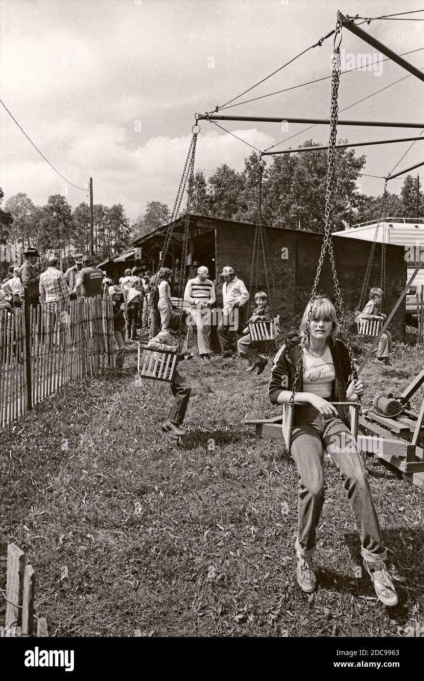White merry go round hi-res stock photography and images - Alamy