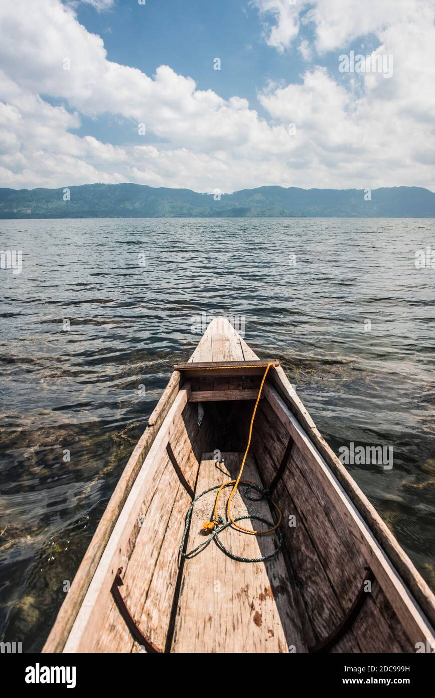 Lake Toba (Danau Toba), the largest volcanic lake in the world, North ...