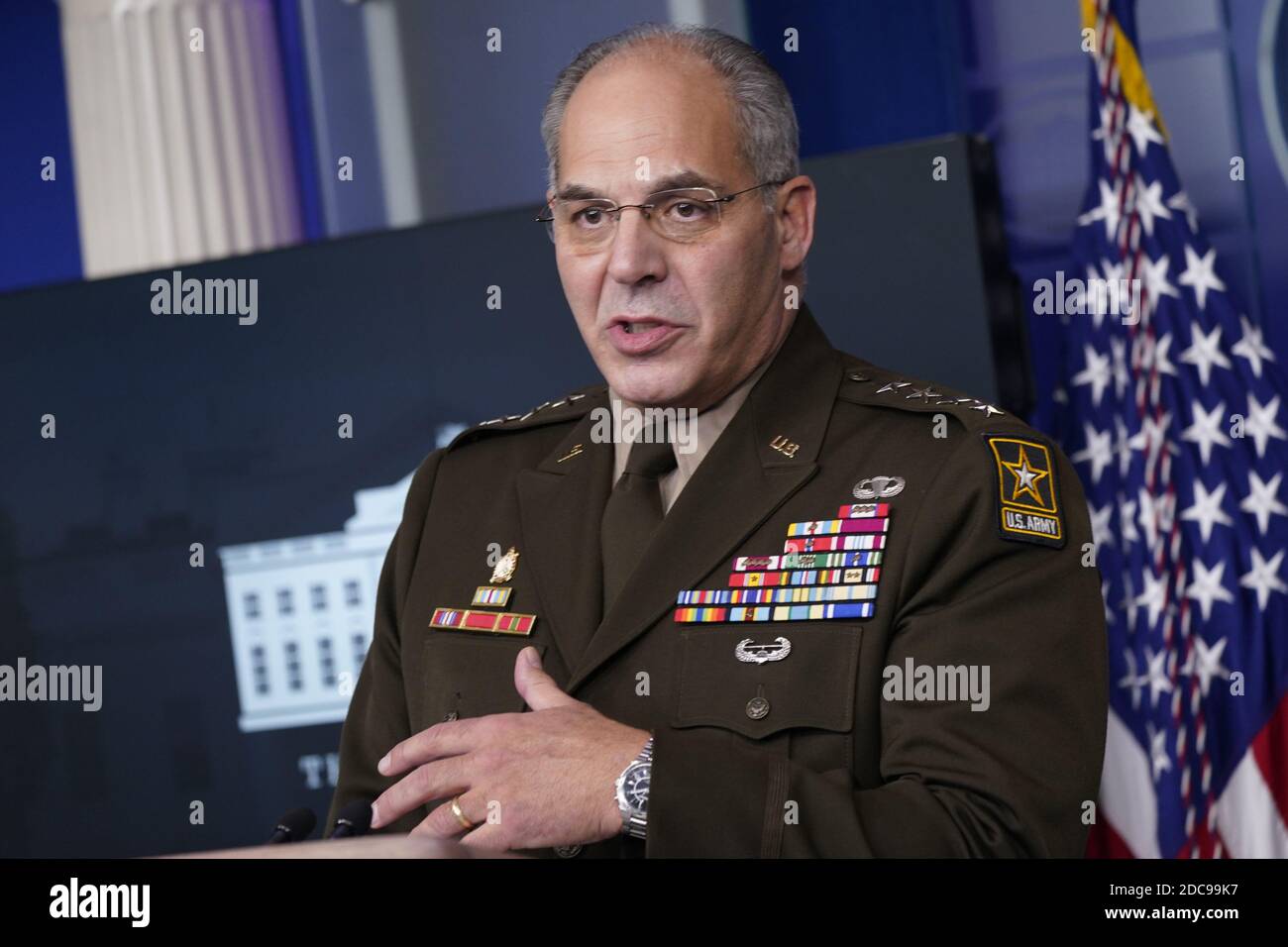 United States Army General Gustave F. Perna, chief operating officer ...