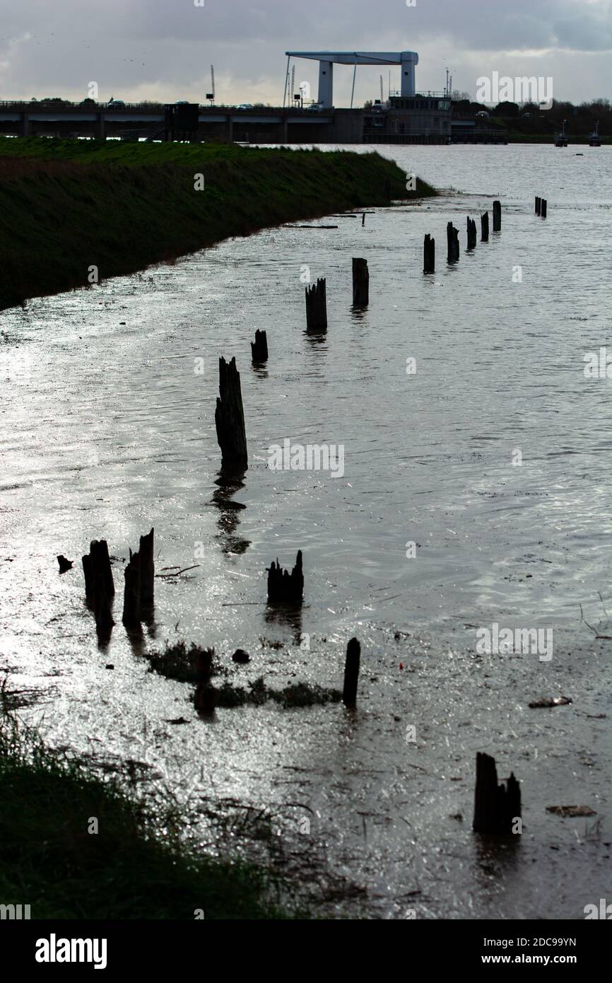 Breydon Water, Breydon Bridge, Great Yarmouth Stock Photo - Alamy