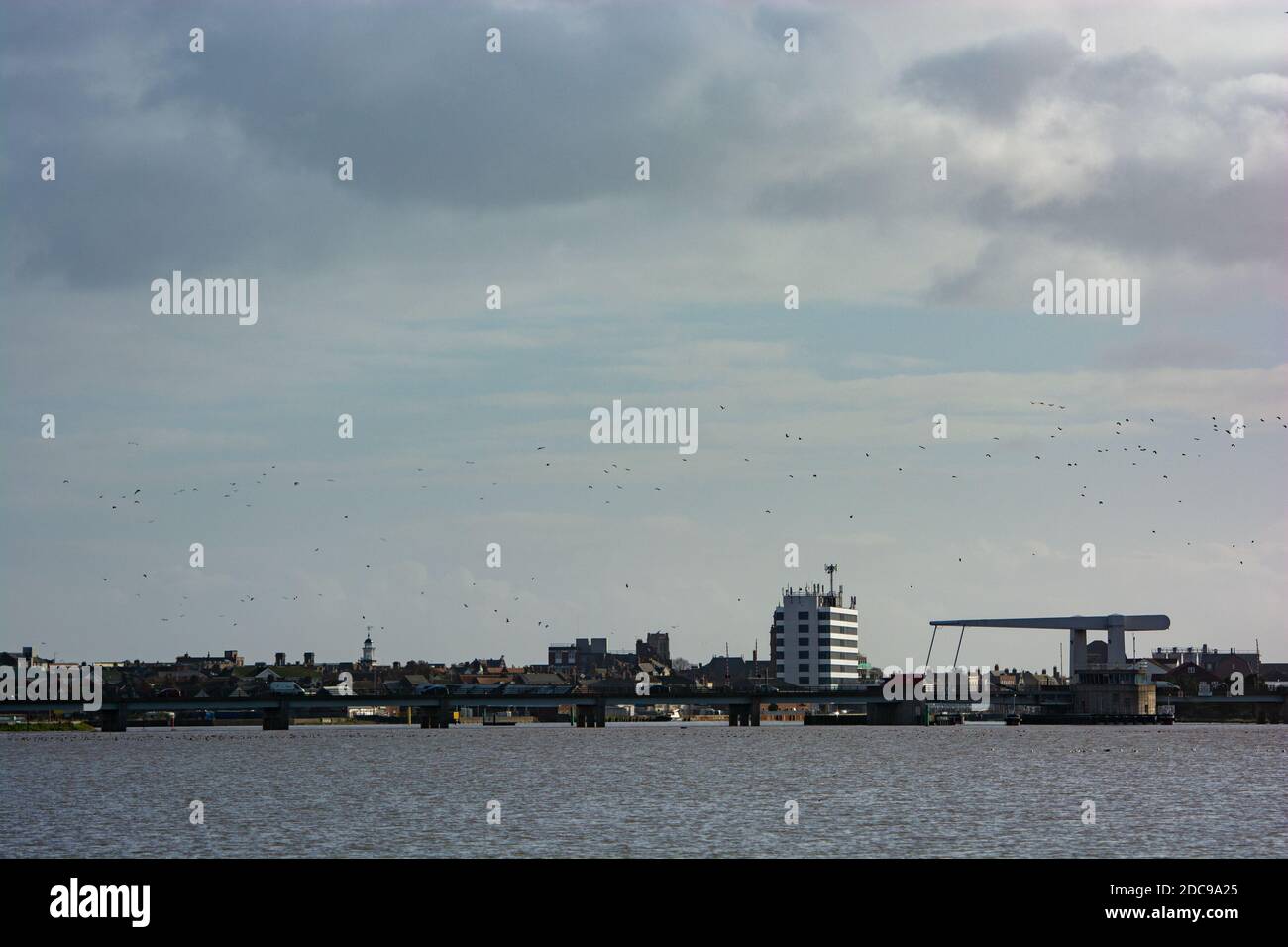 Breydon Water, Breydon Bridge, Great Yarmouth Stock Photo - Alamy