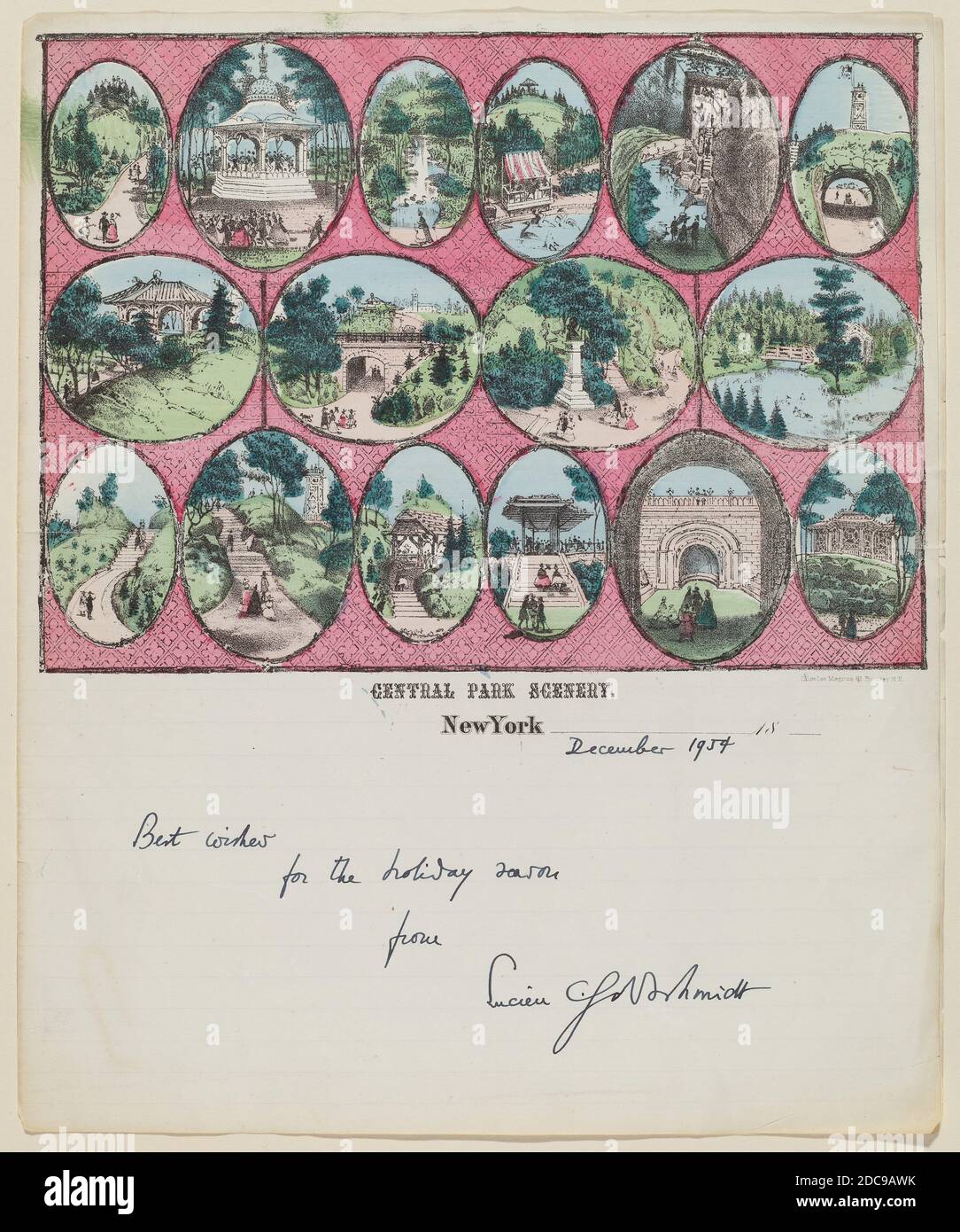 Charles Magnus, (artist), American, active c. 1852 - 1897, Central Park ...