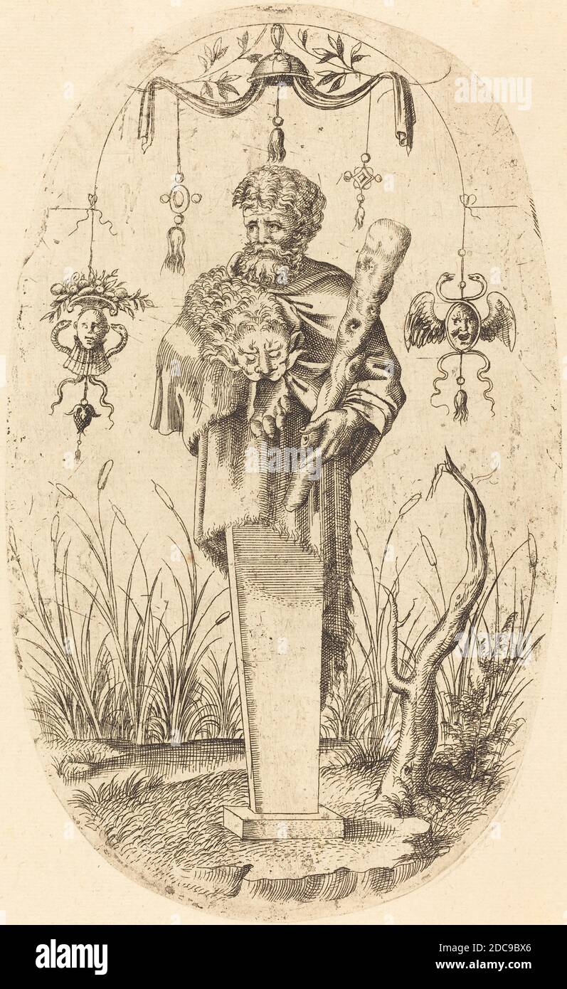 Jean Mignon, (artist), French, active 1543 - active c. 1545, Hercules ...