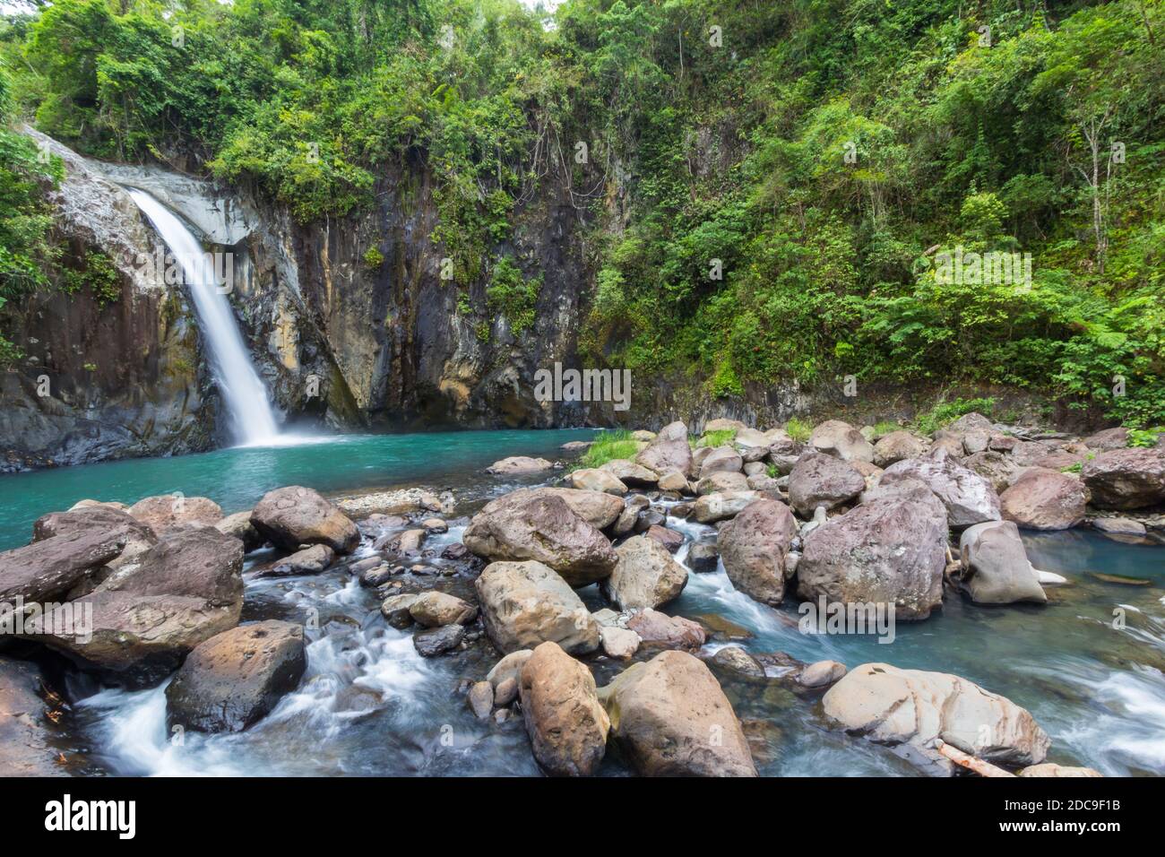 Beautiful Tinago Falls in Biliran Island, Philippines Stock Photo - Alamy