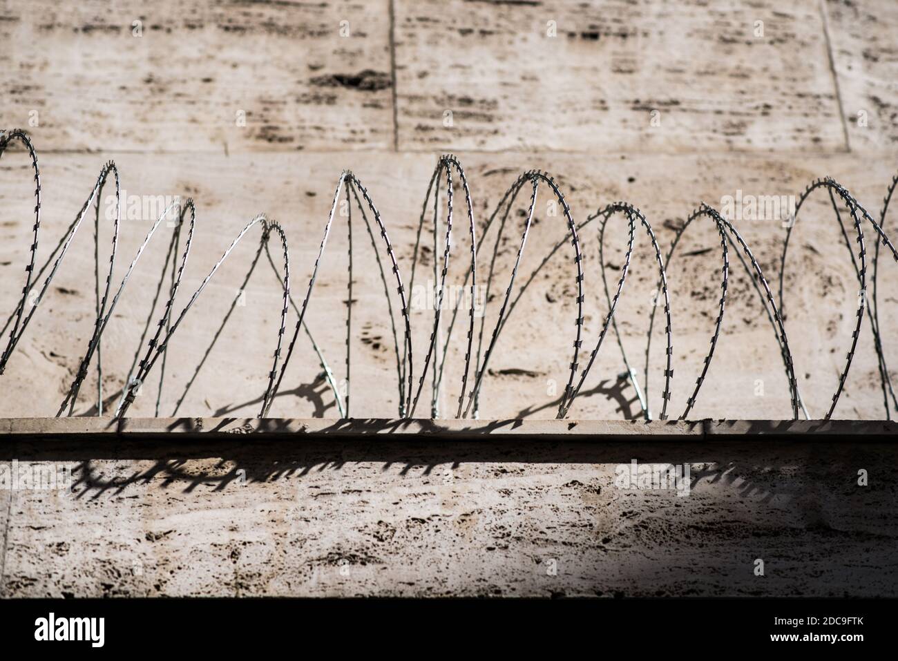 Wire on a building entrance Stock Photo - Alamy