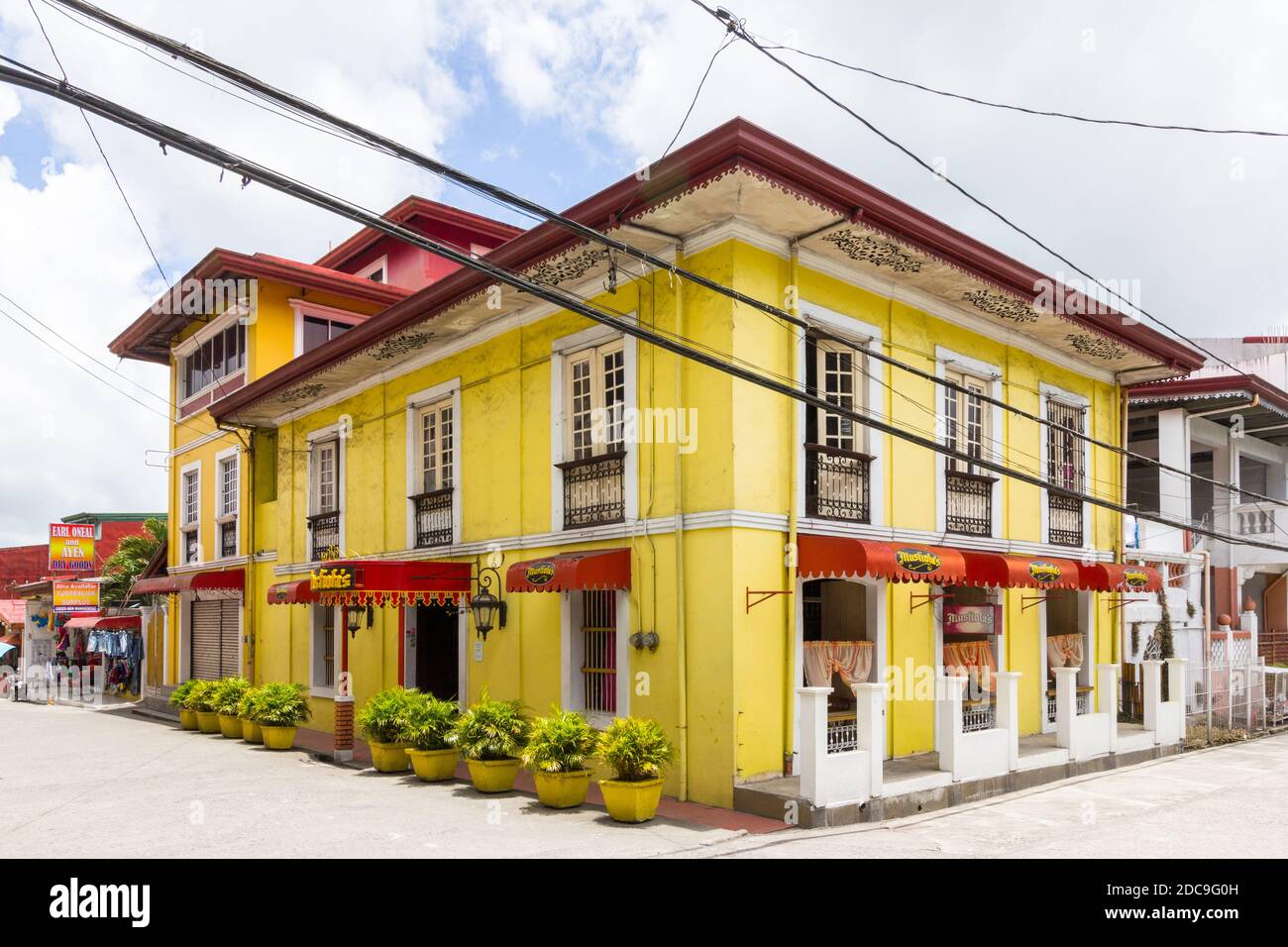 A heritage house in the town of Lucban in Quezon, Philippines Stock ...