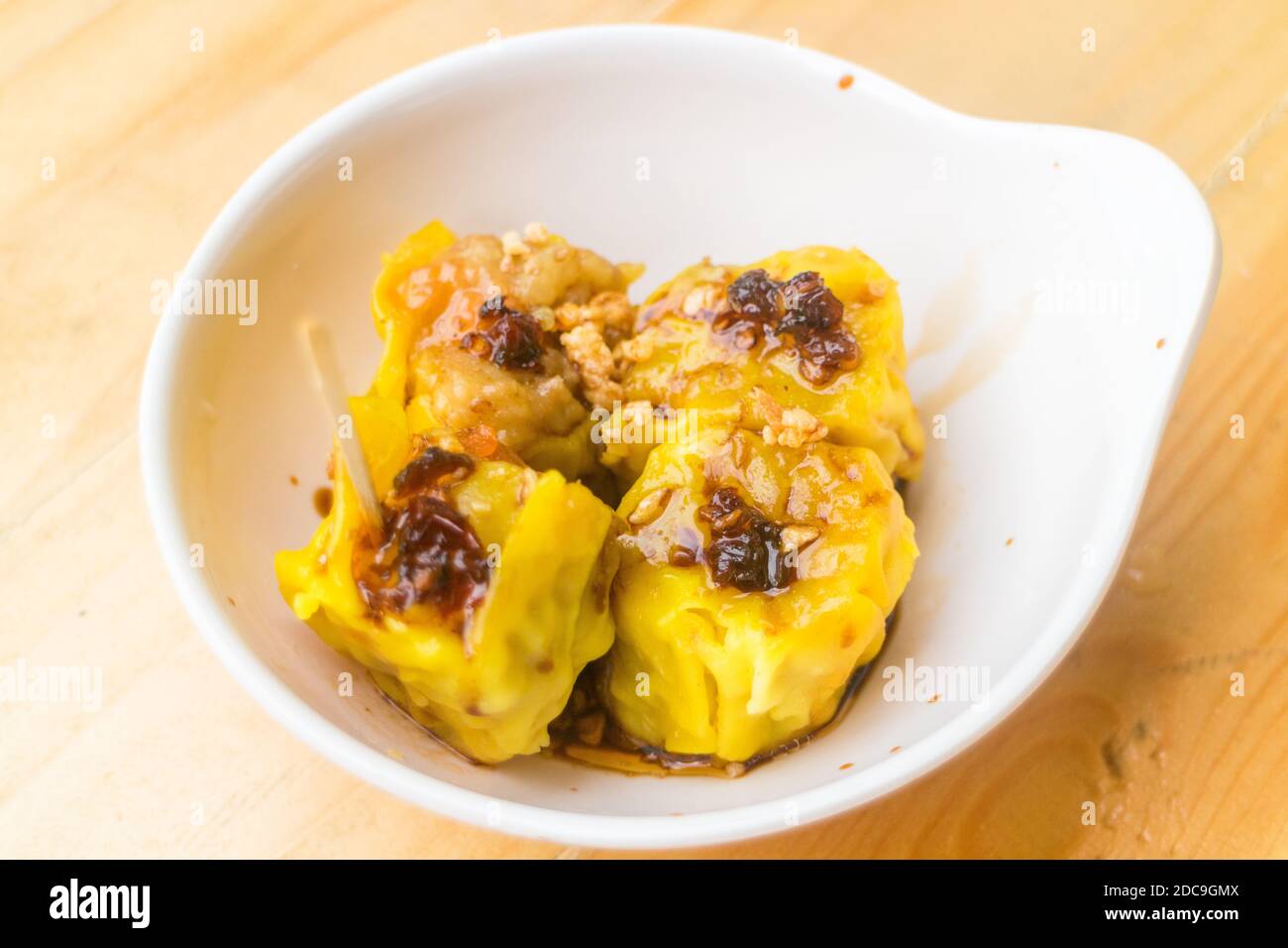 A Filipino shao mai locally called siomai at a diner in Metro Manila ...