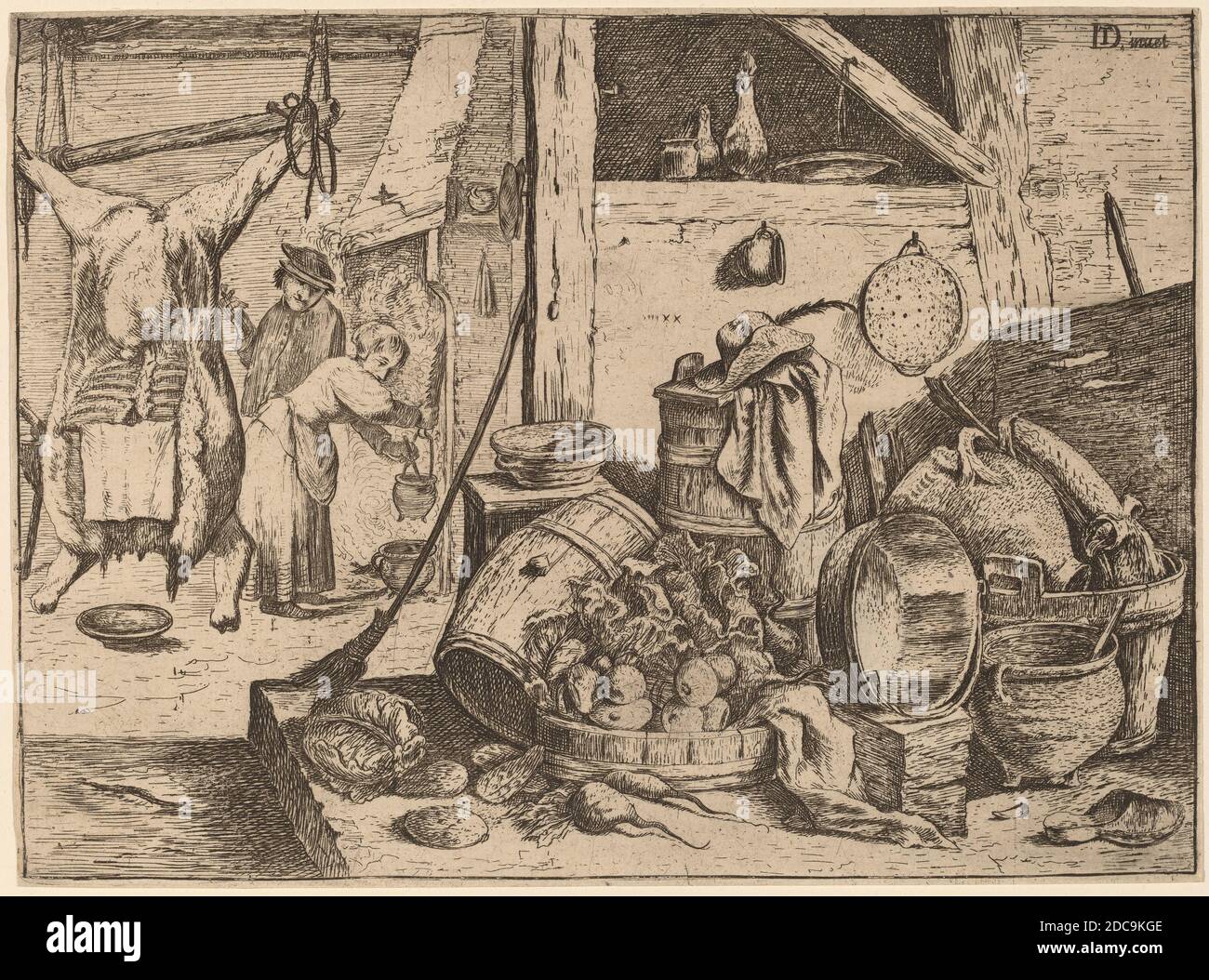 David Teniers the Younger, (artist), Flemish, 1610 - 1690, Interior of ...