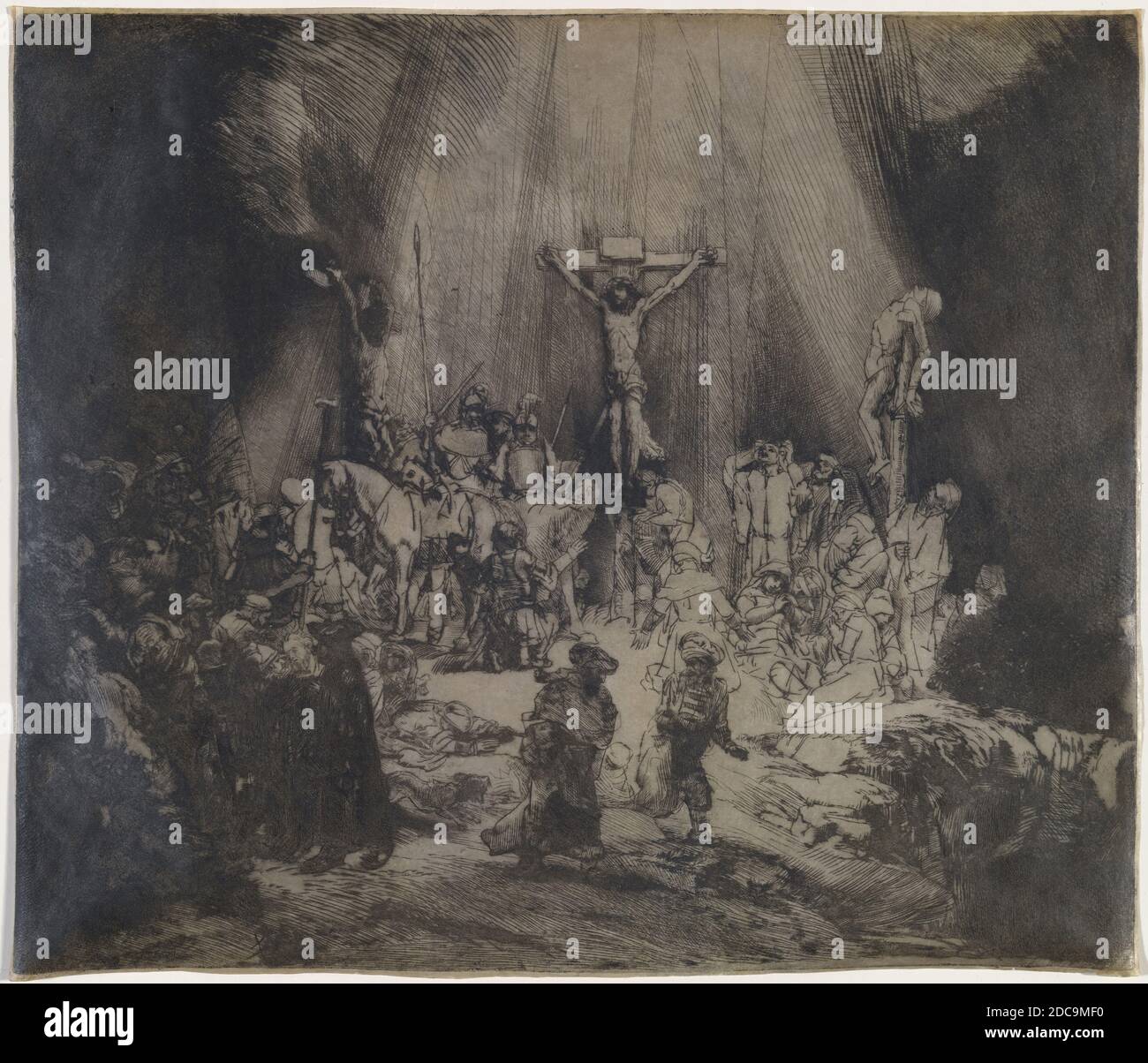 Christ crucified between two thieves hi-res stock photography and ...