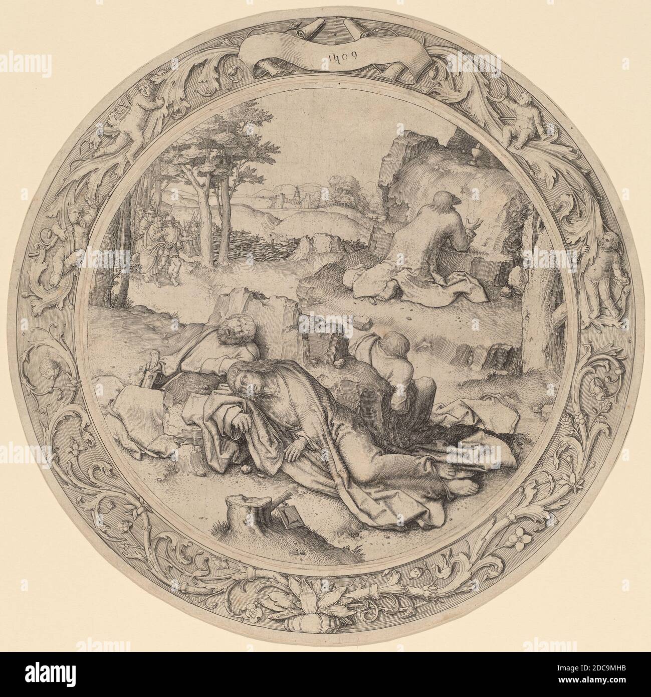 Lucas van Leyden, (artist), Netherlandish, 1489/1494 - 1533, Christ in ...