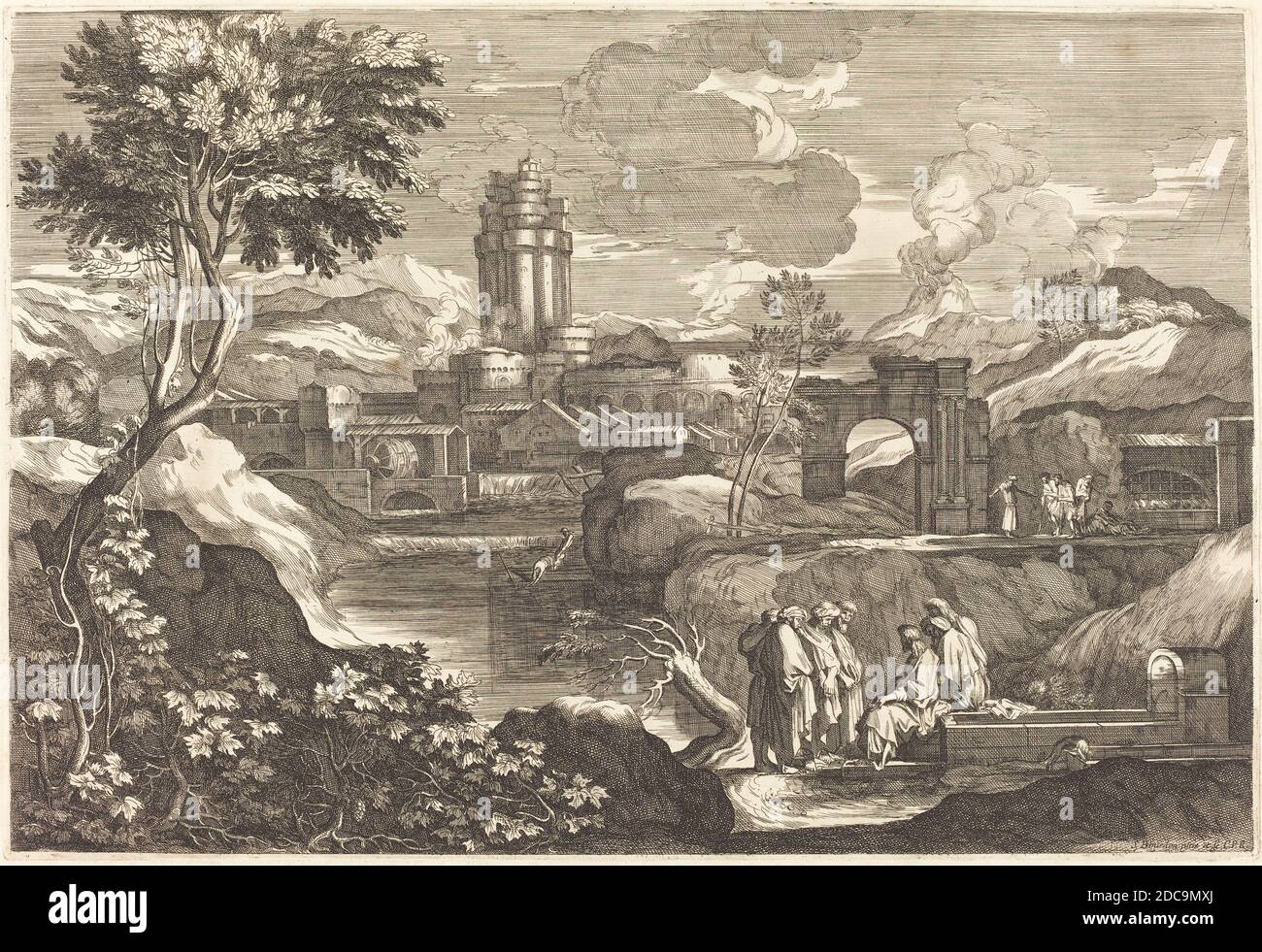 Sébastien Bourdon, (artist), French, 1616 - 1671, Jesus Telling the ...