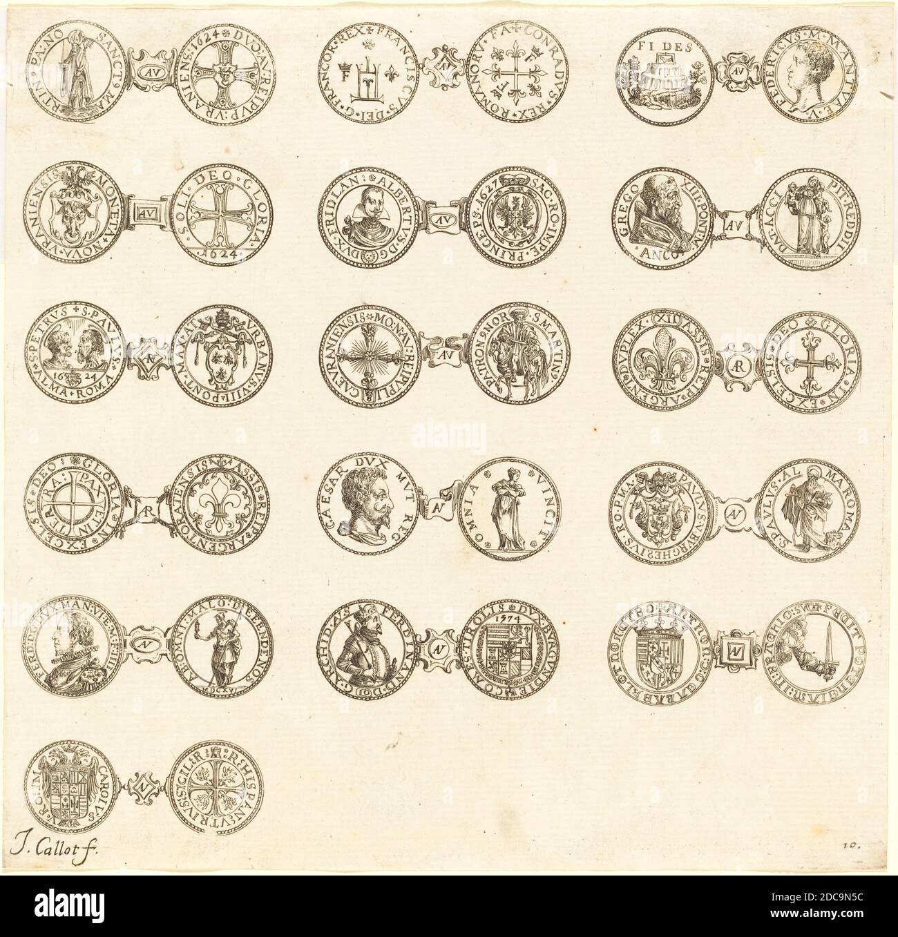 Jacques Callot, (artist), French, 1592 - 1635, Coins, The Coins ...