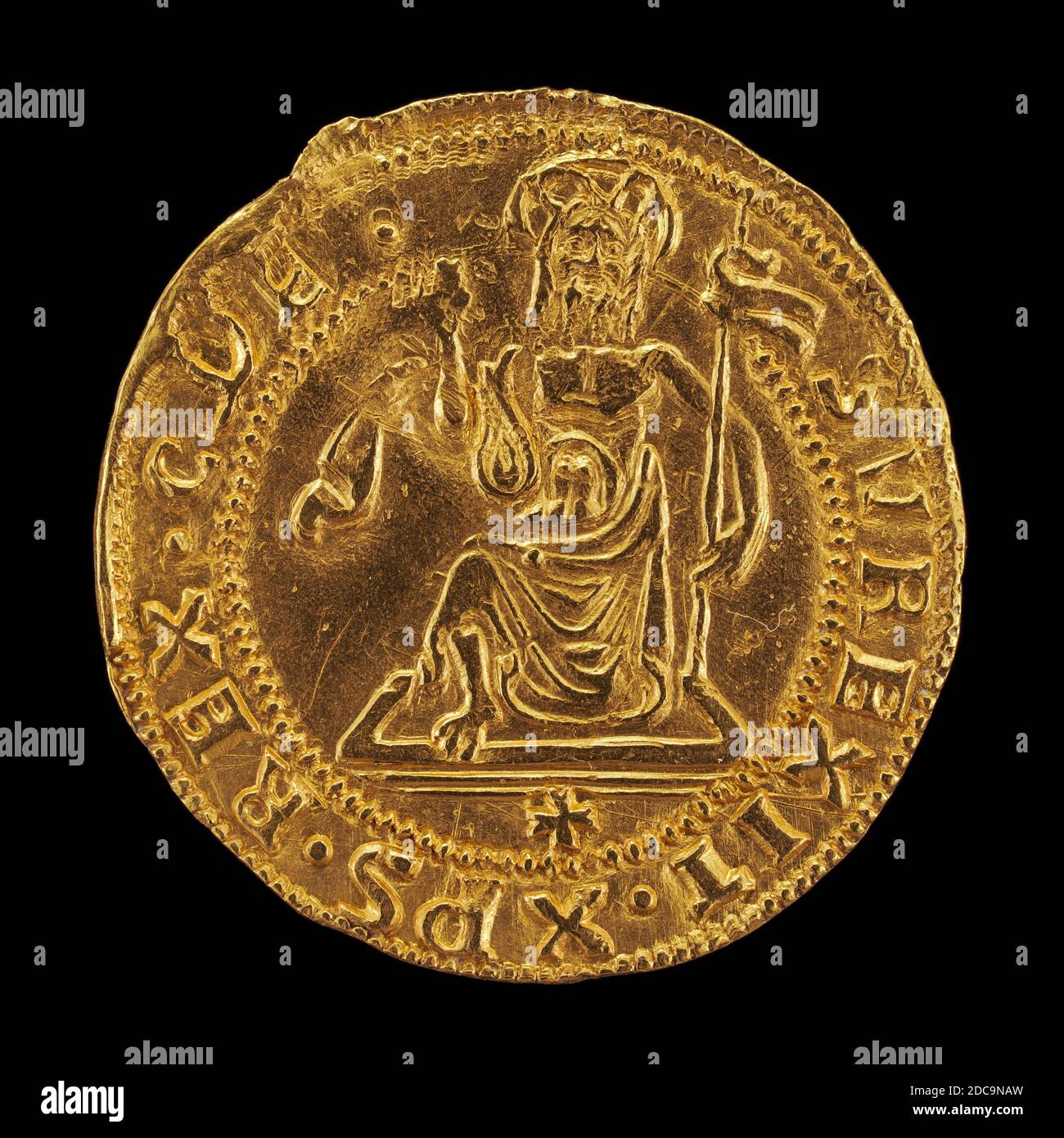 Ferrarese 15th Century, (artist), Christ Rising from the Tomb Holding a ...