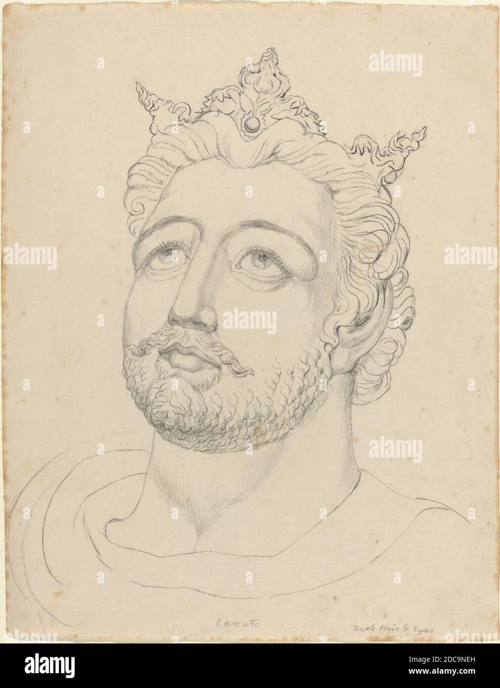 William Blake, (artist), British, 1757 - 1827, King Canute, Visionary ...