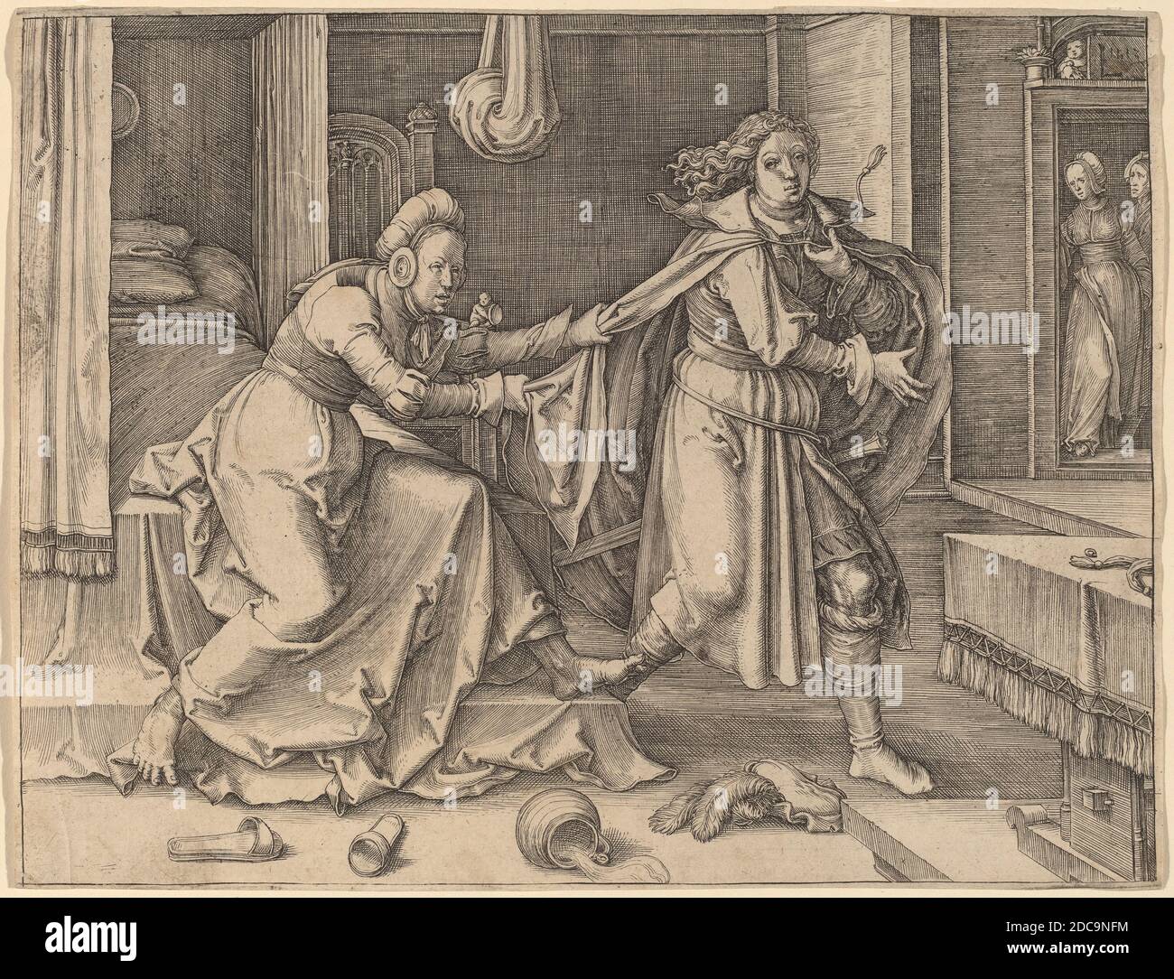 Joseph escaping potiphars wife hi-res stock photography and images - Alamy