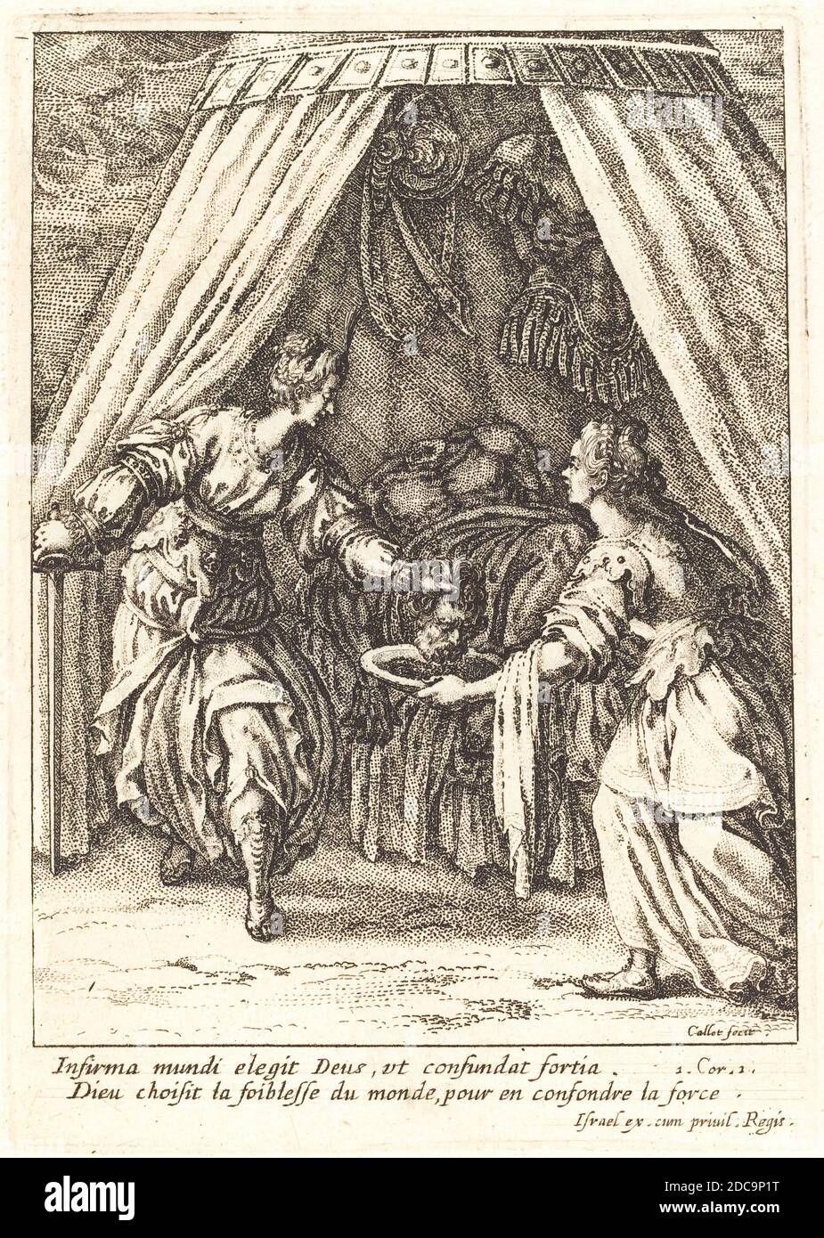 Jacques Callot, (artist), French, 1592 - 1635, Judith with the Head of ...