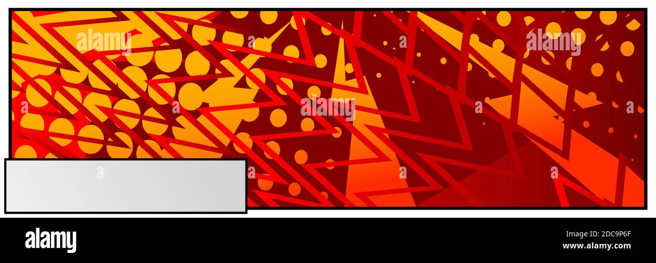 Comic book colored background for banner. Vector cartoon illustration ...