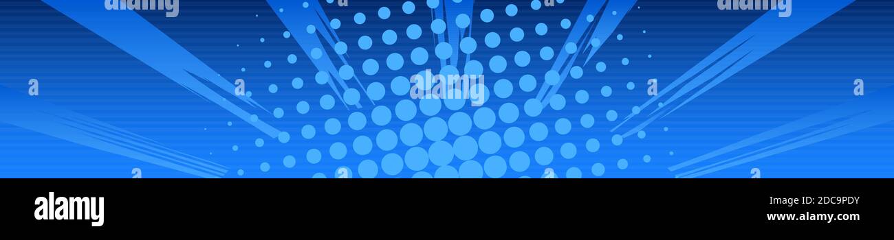 Comic book banner, cartoon background. Vector illustrated background ...