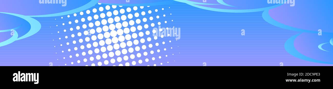 Comic book banner, cartoon background. Vector illustrated background ...