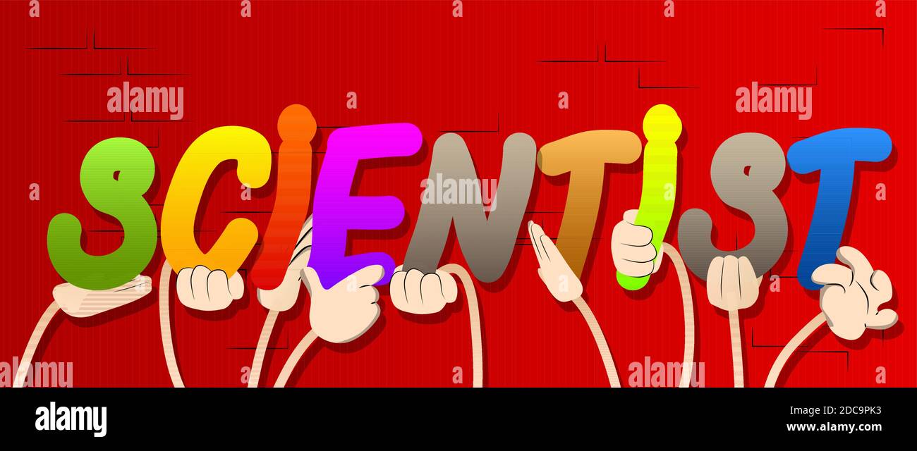 Diverse hands holding letters of the alphabet created the word ...