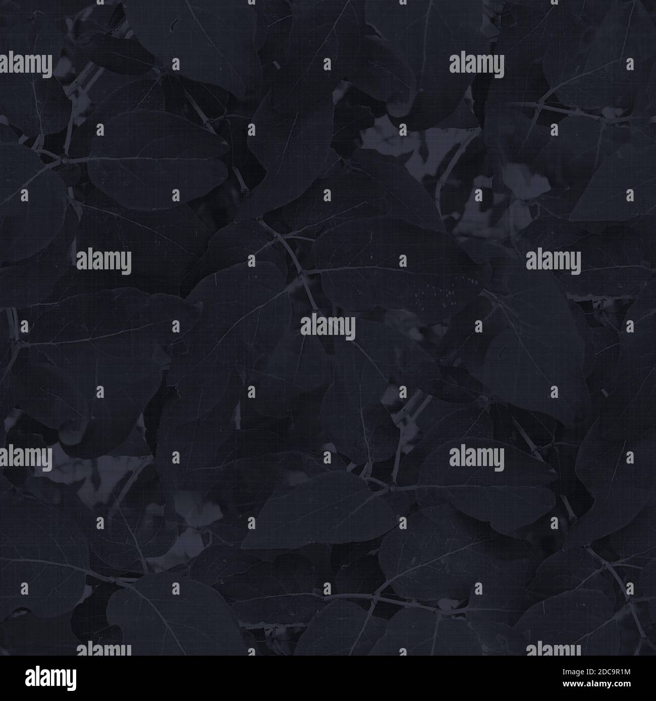 Dark moody almost black leaf seamless pattern Stock Photo - Alamy