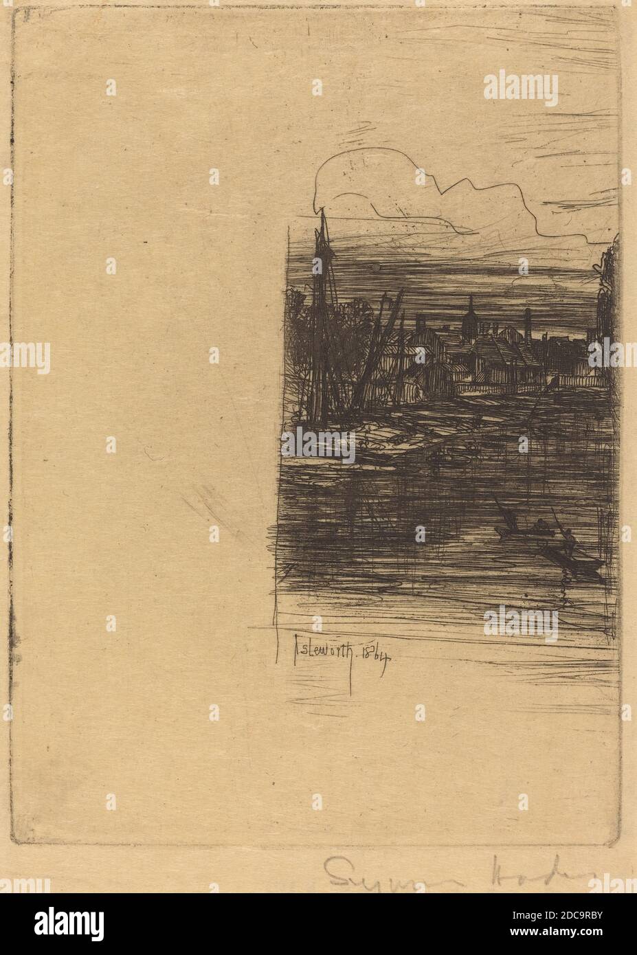 Francis Seymour Haden, (artist), British, 1818 - 1910, Isleworth, 1864 ...