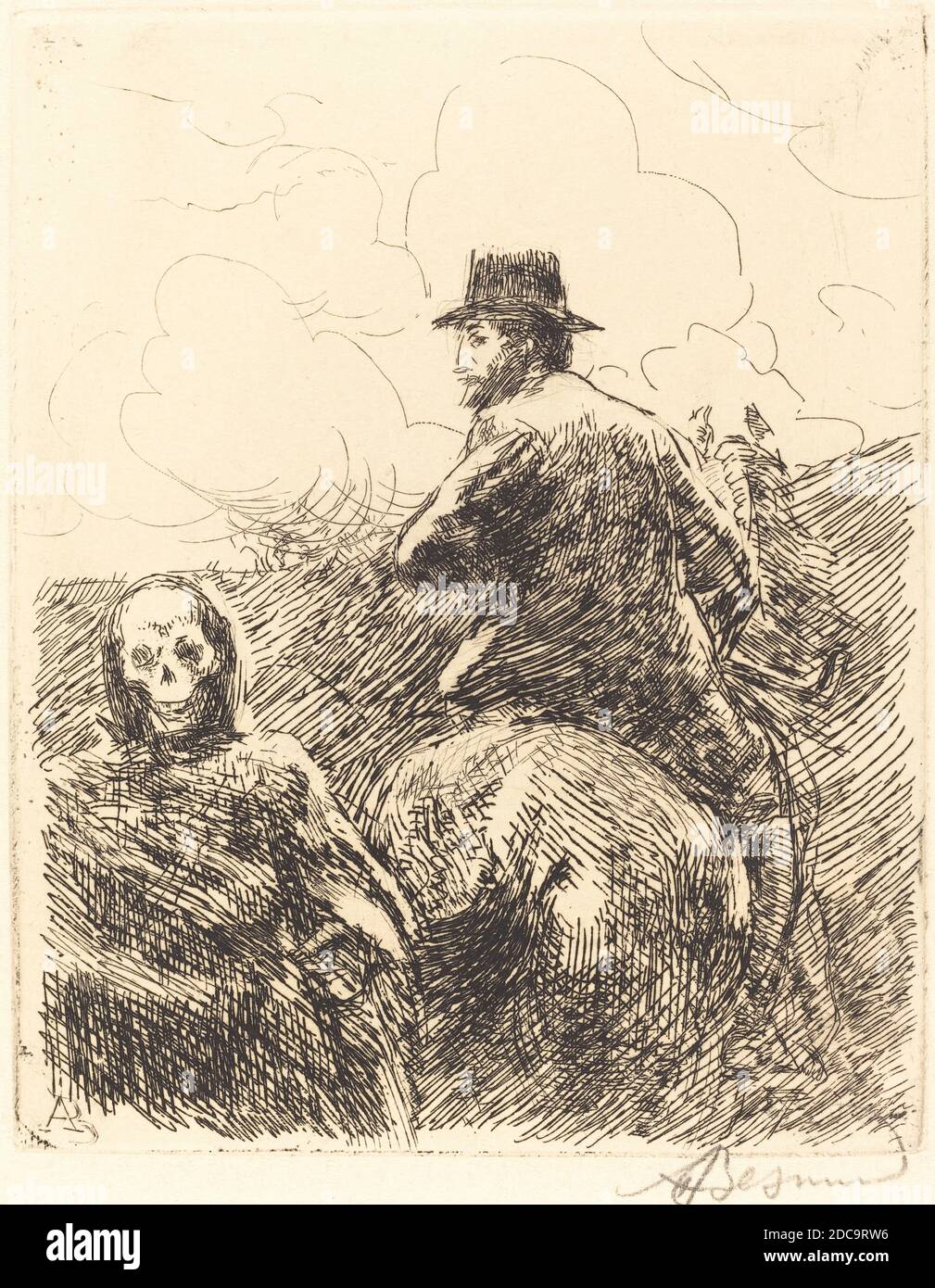 Albert Besnard, (artist), French, 1849 - 1934, Danger Passed (Danger ...