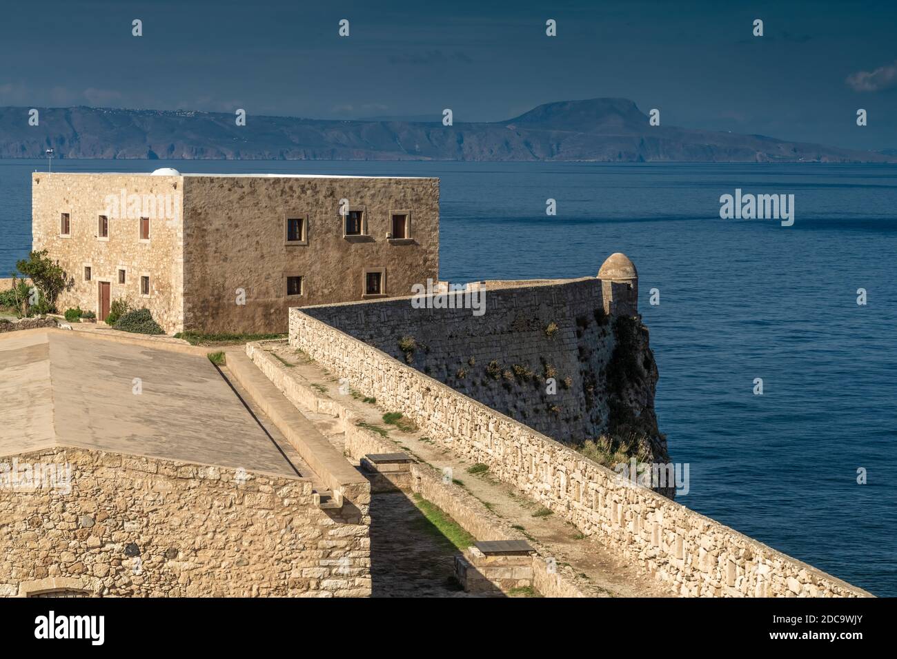 Ruins of the old venetian fortress (Fortalezza) of Rethymno (also ...