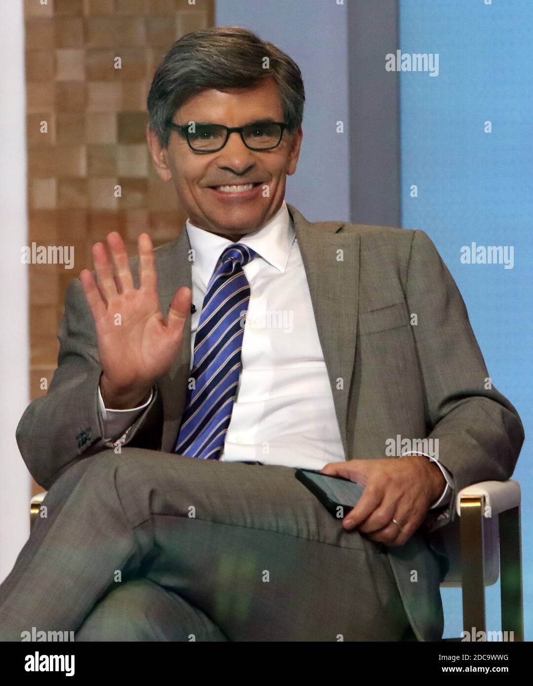 New York, NY, USA. 19th Nov, 2020. George Stephanopoulos on the set of ...