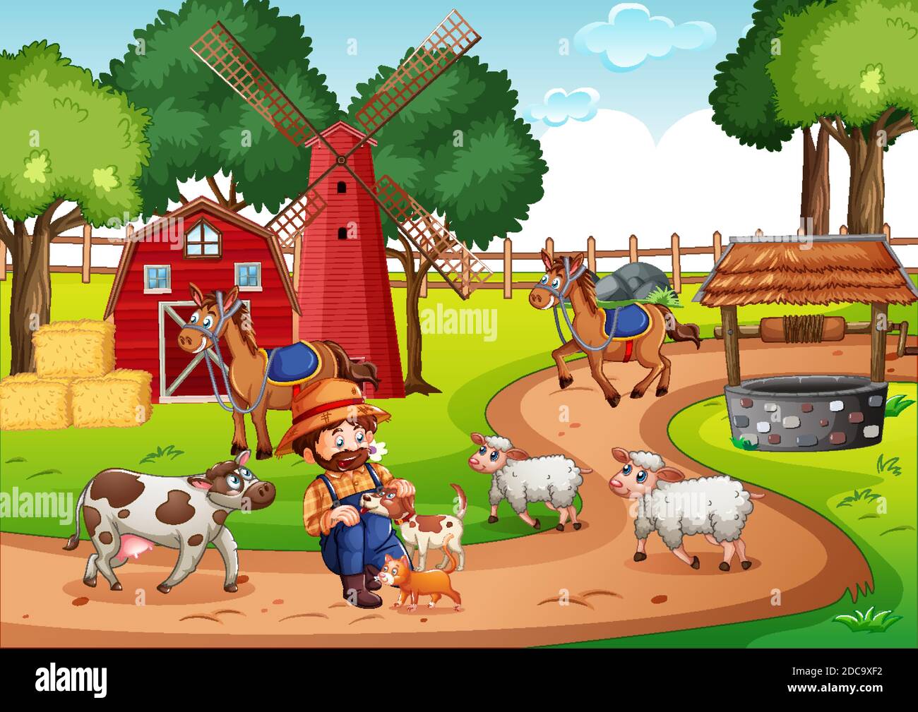 Old macdonald farm hi-res stock photography and images - Alamy