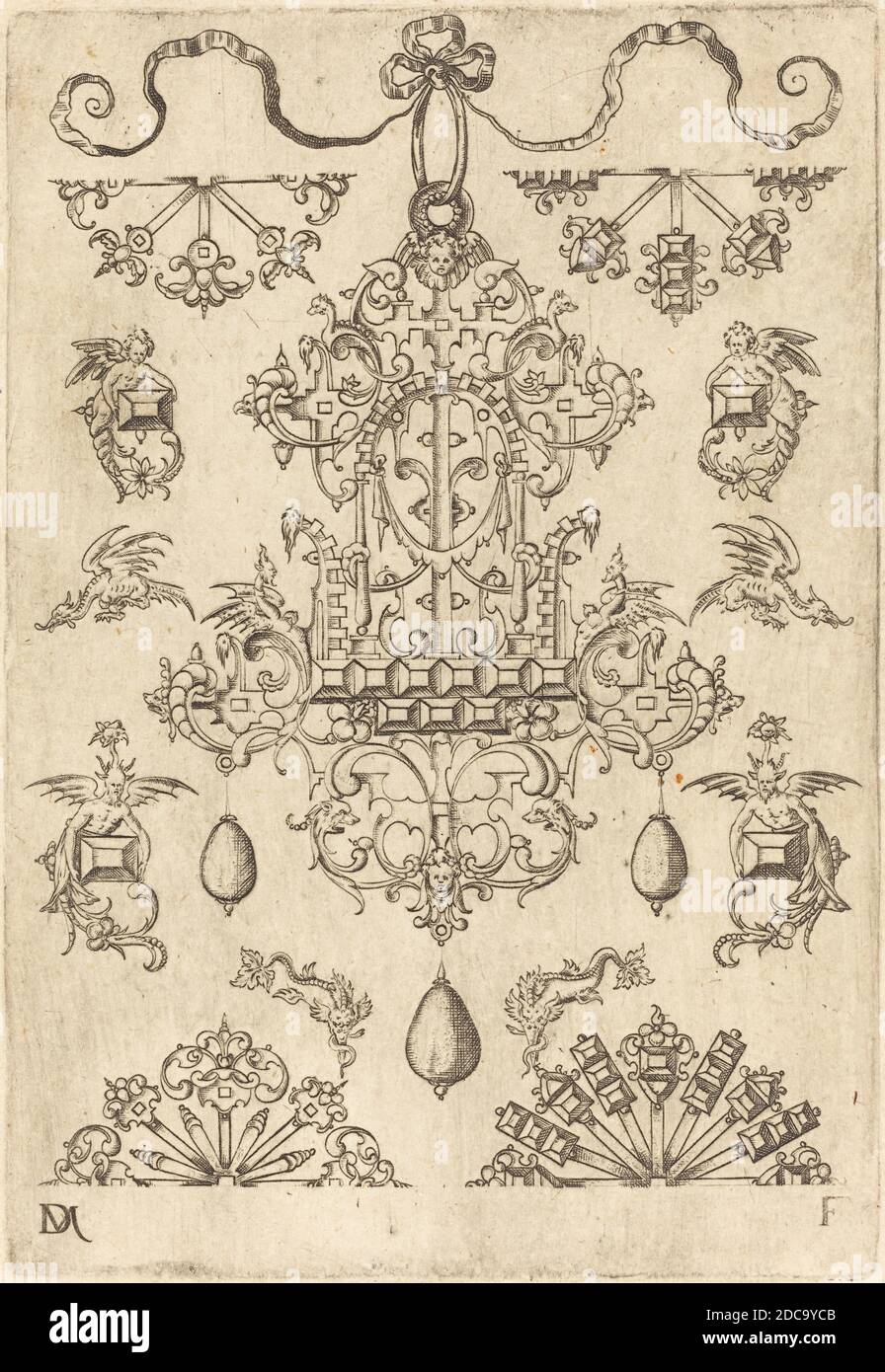 Daniel Mignot, (artist), German, active 1593/1596, Large Pendant ...