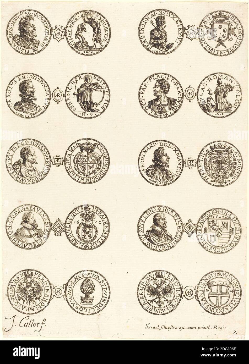 Jacques Callot, (artist), French, 1592 - 1635, Coins, The Coins ...