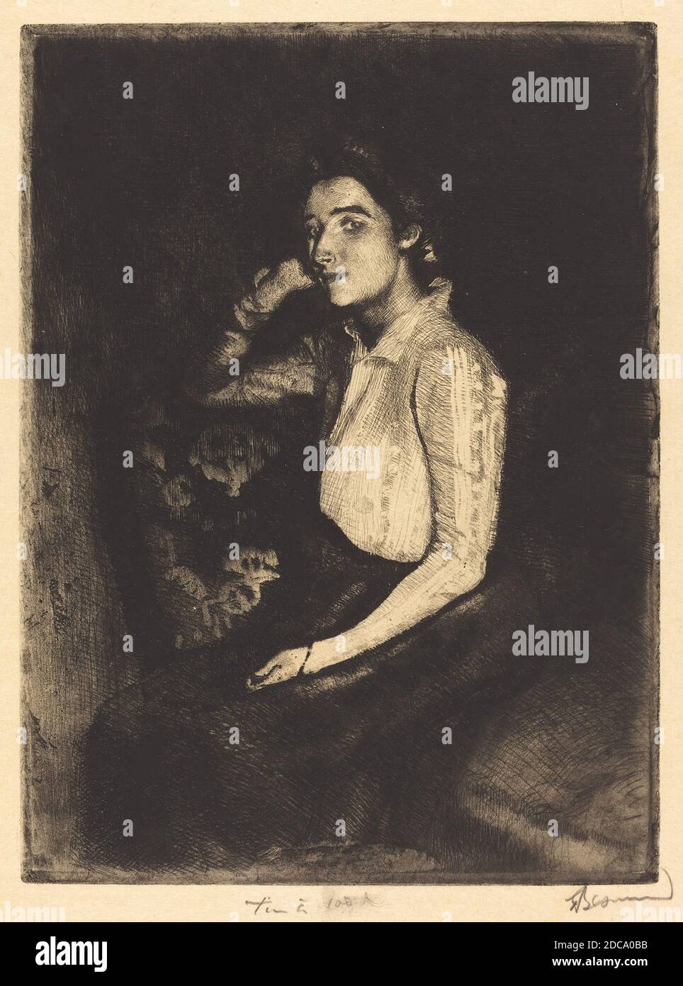 Albert Besnard, (artist), French, 1849 - 1934, La Biarrote, 1901 ...