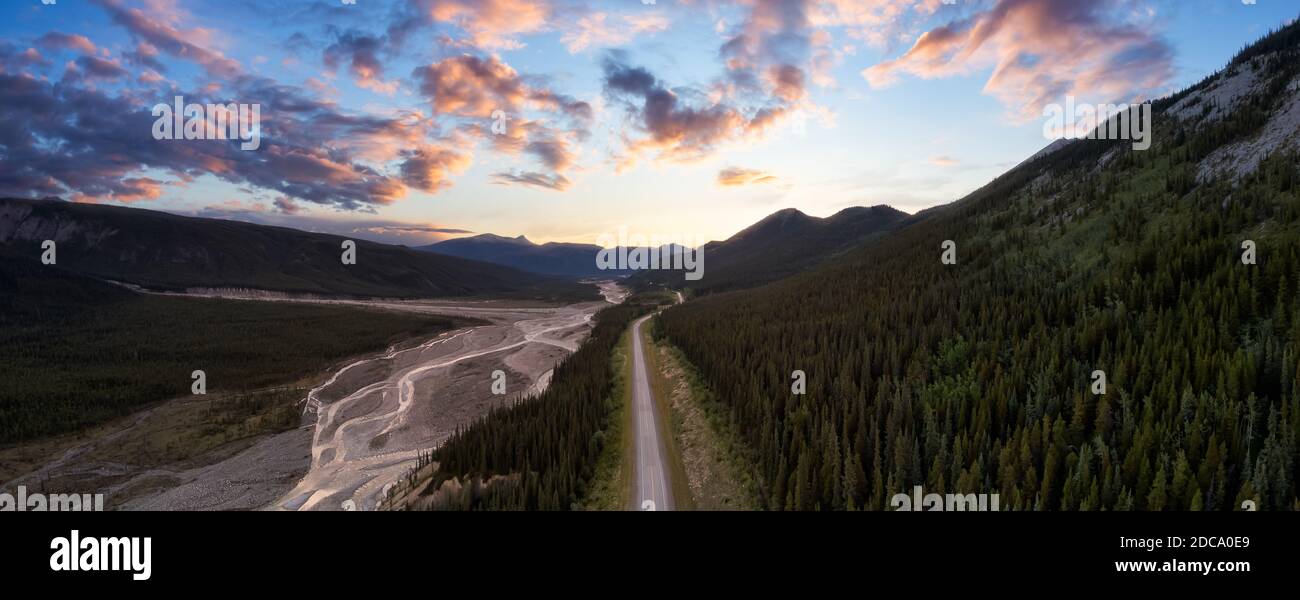 Canadian Aerial Nature View Stock Photo - Alamy