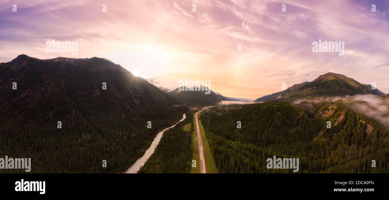 Canadian Aerial Nature View Stock Photo - Alamy
