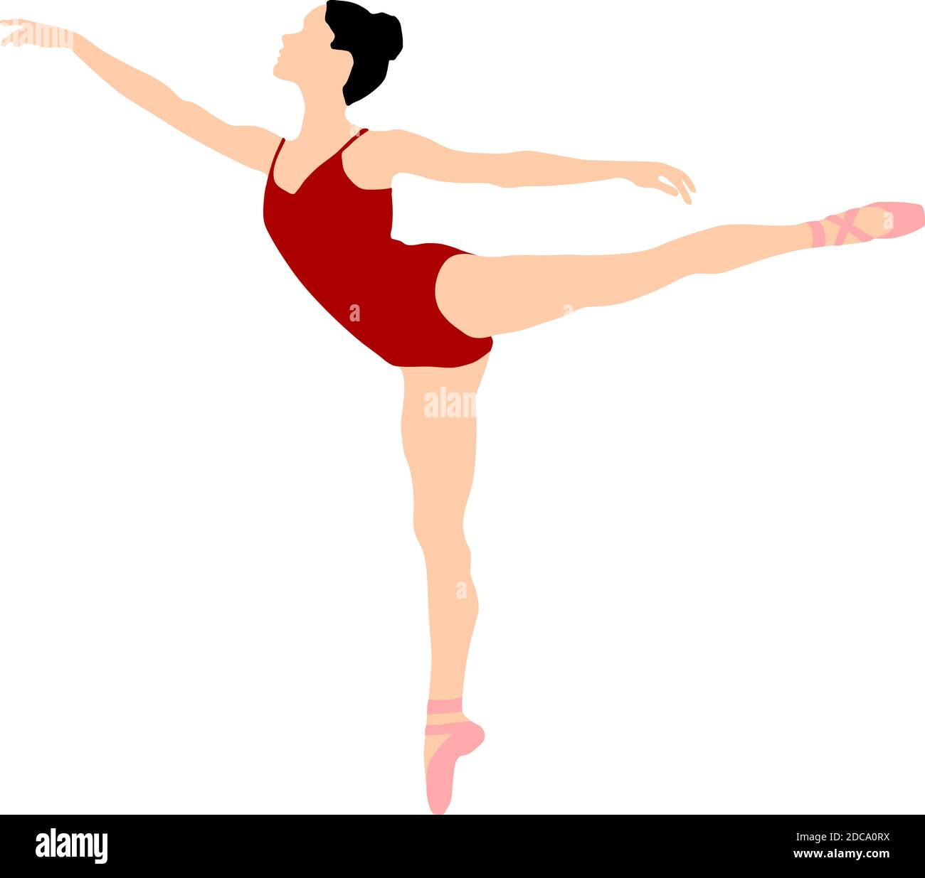 Vector of ballet dancer Stock Vector Image & Art - Alamy