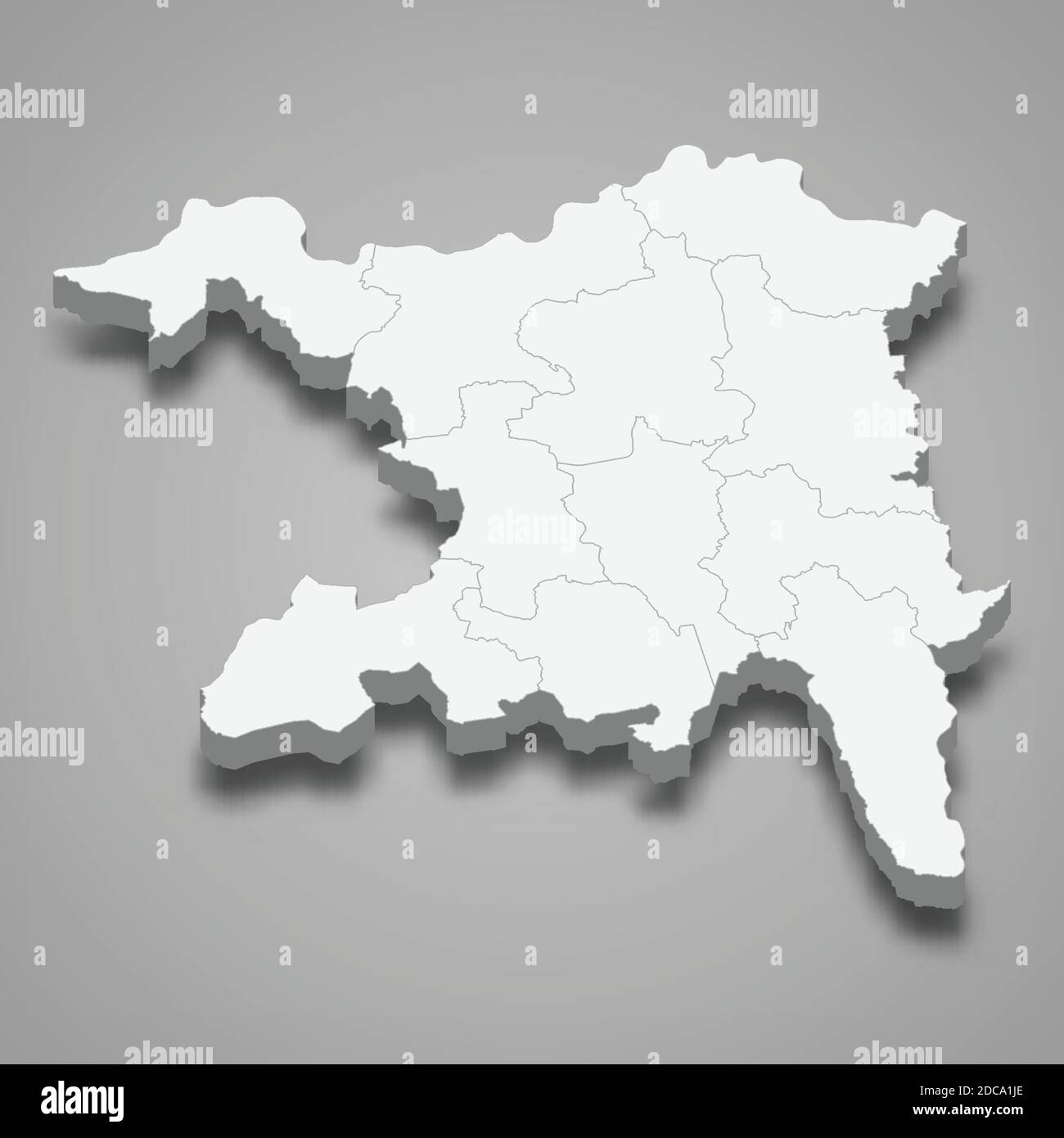 Aargau map vector hi-res stock photography and images - Alamy