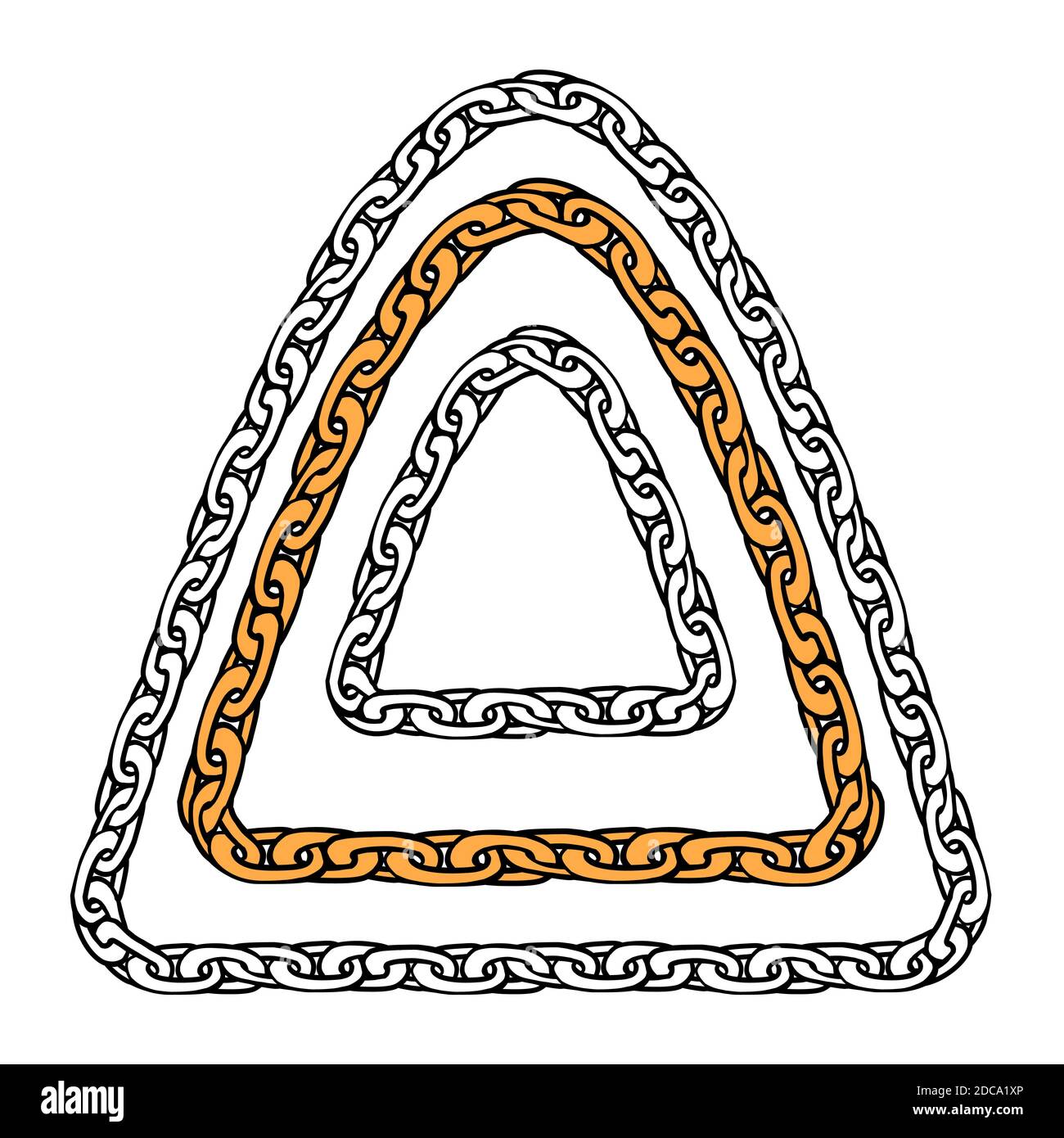 Triangle Shaped Objects Clipart
