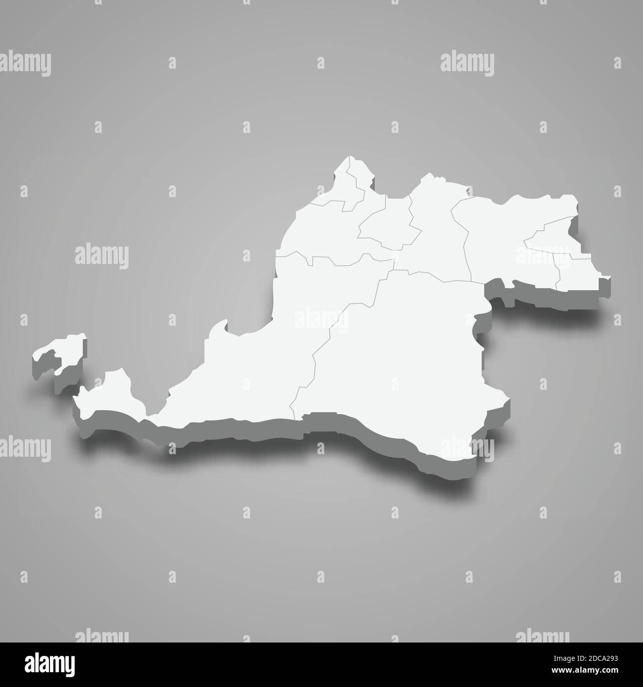 Banten map hi-res stock photography and images - Alamy