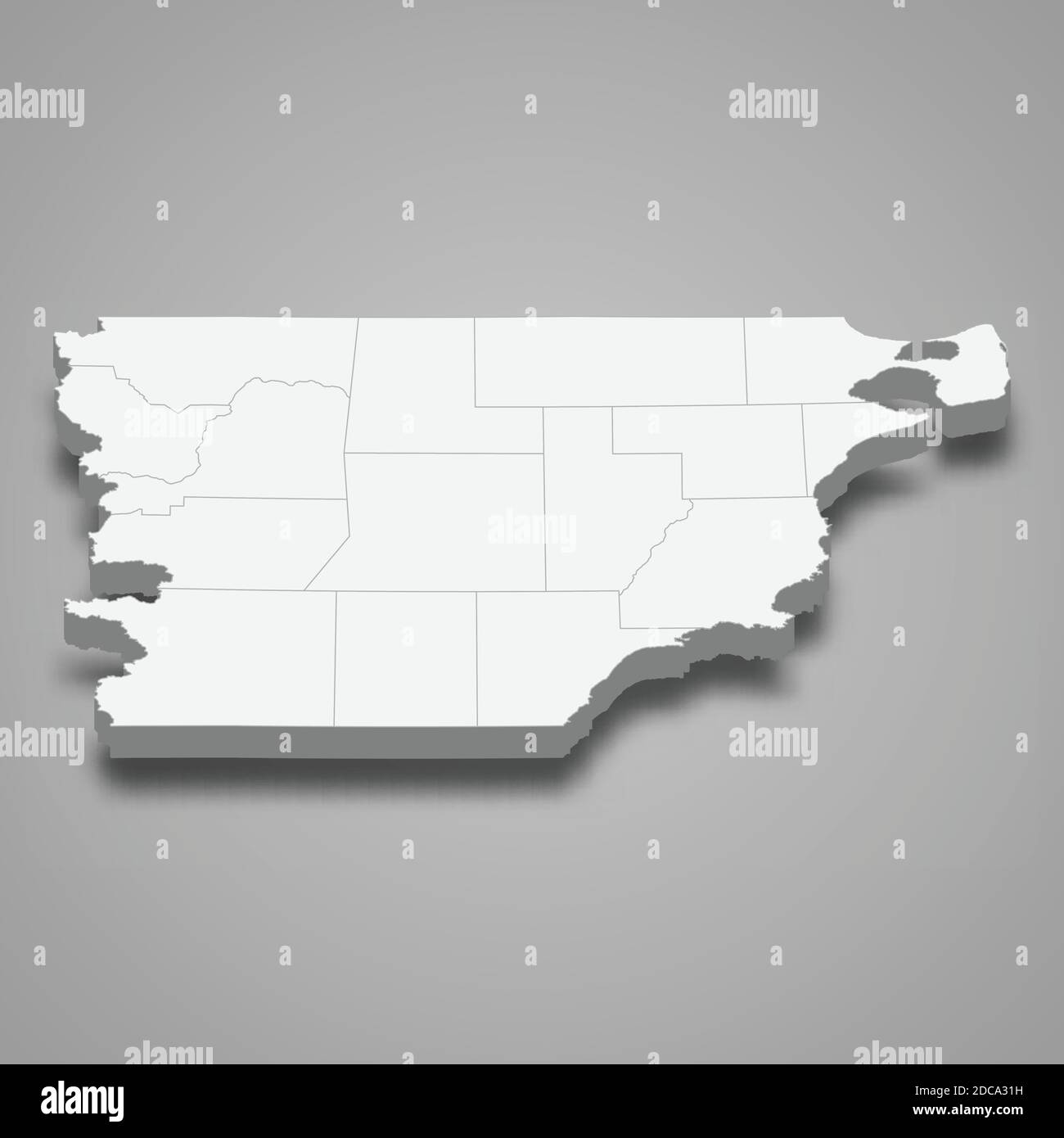 Chubut map Black and White Stock Photos & Images - Alamy